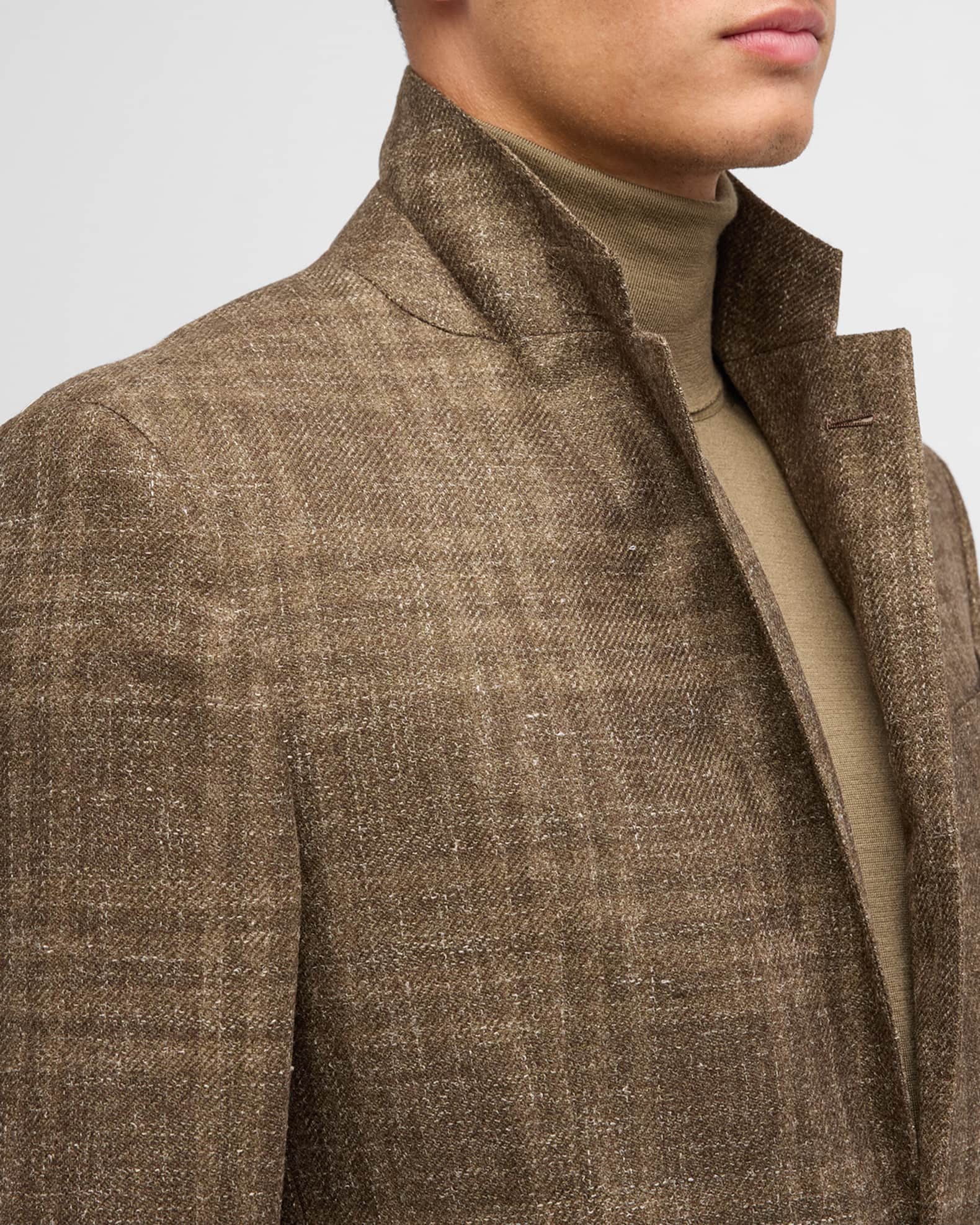 ZEGNA Men's Wool-Blend Mixed Plaid Sport Coat | Neiman Marcus