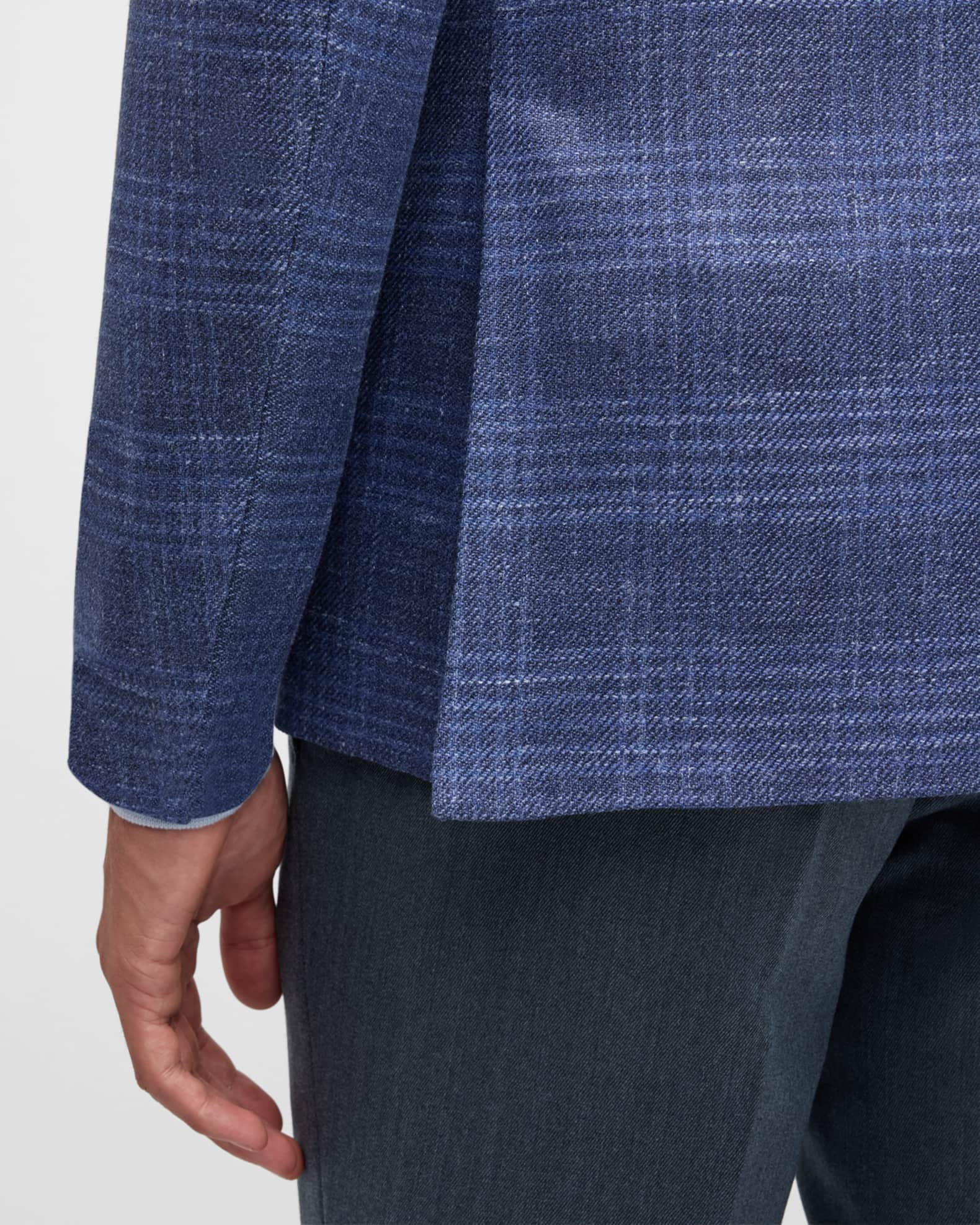 ZEGNA Men's Plaid Crossover Sport Coat | Neiman Marcus