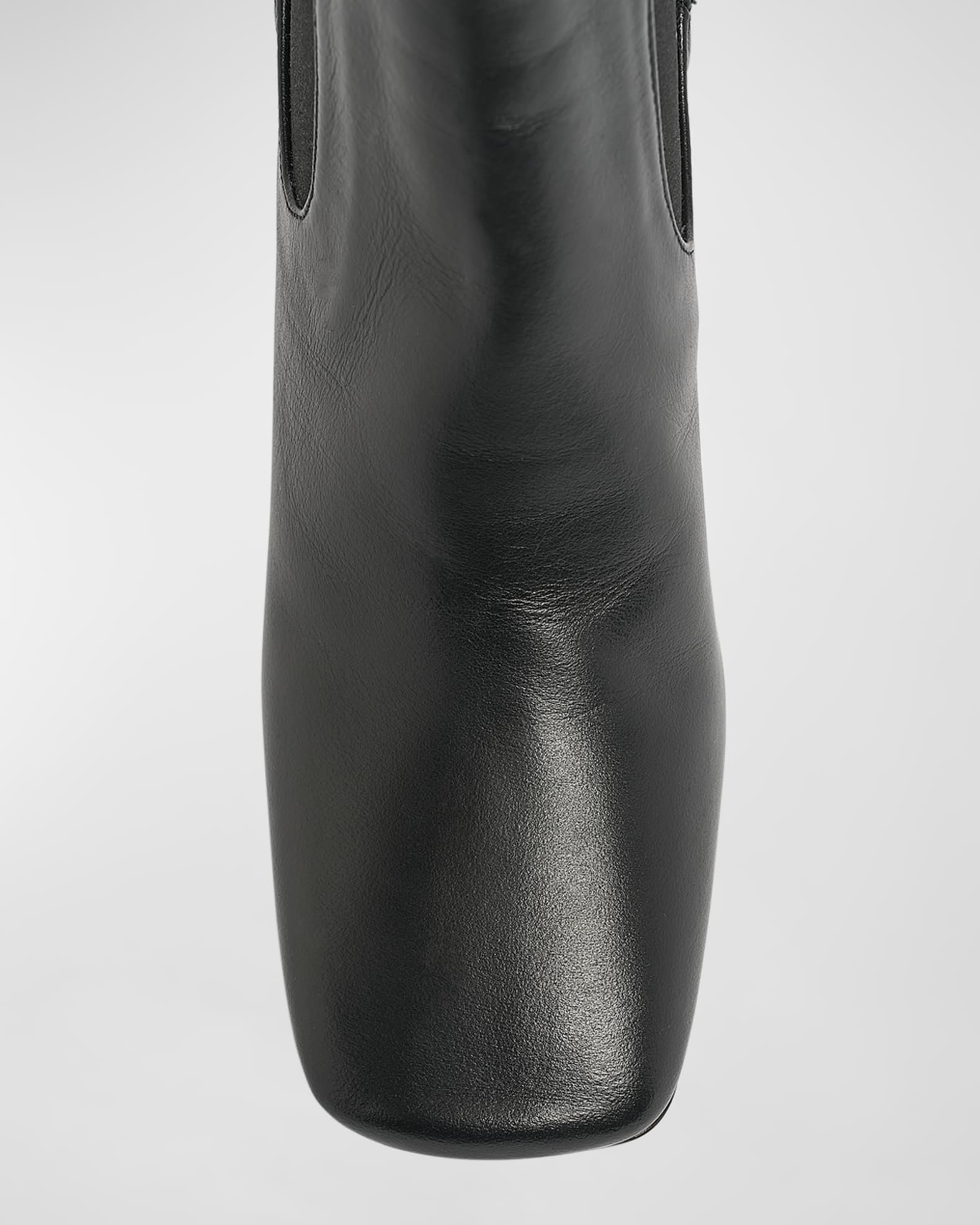 JW Anderson Leather Chain-Heel Chelsea Ankle Boots | Neiman Marcus