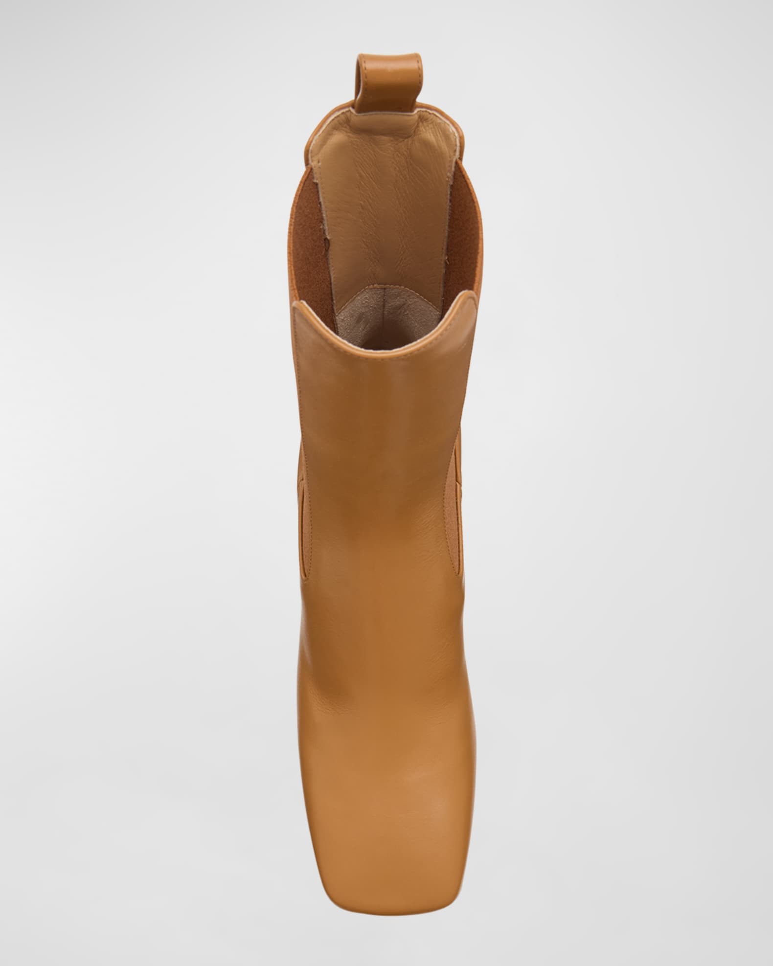 JW Anderson Leather Chain-Heel Chelsea Ankle Boots | Neiman Marcus