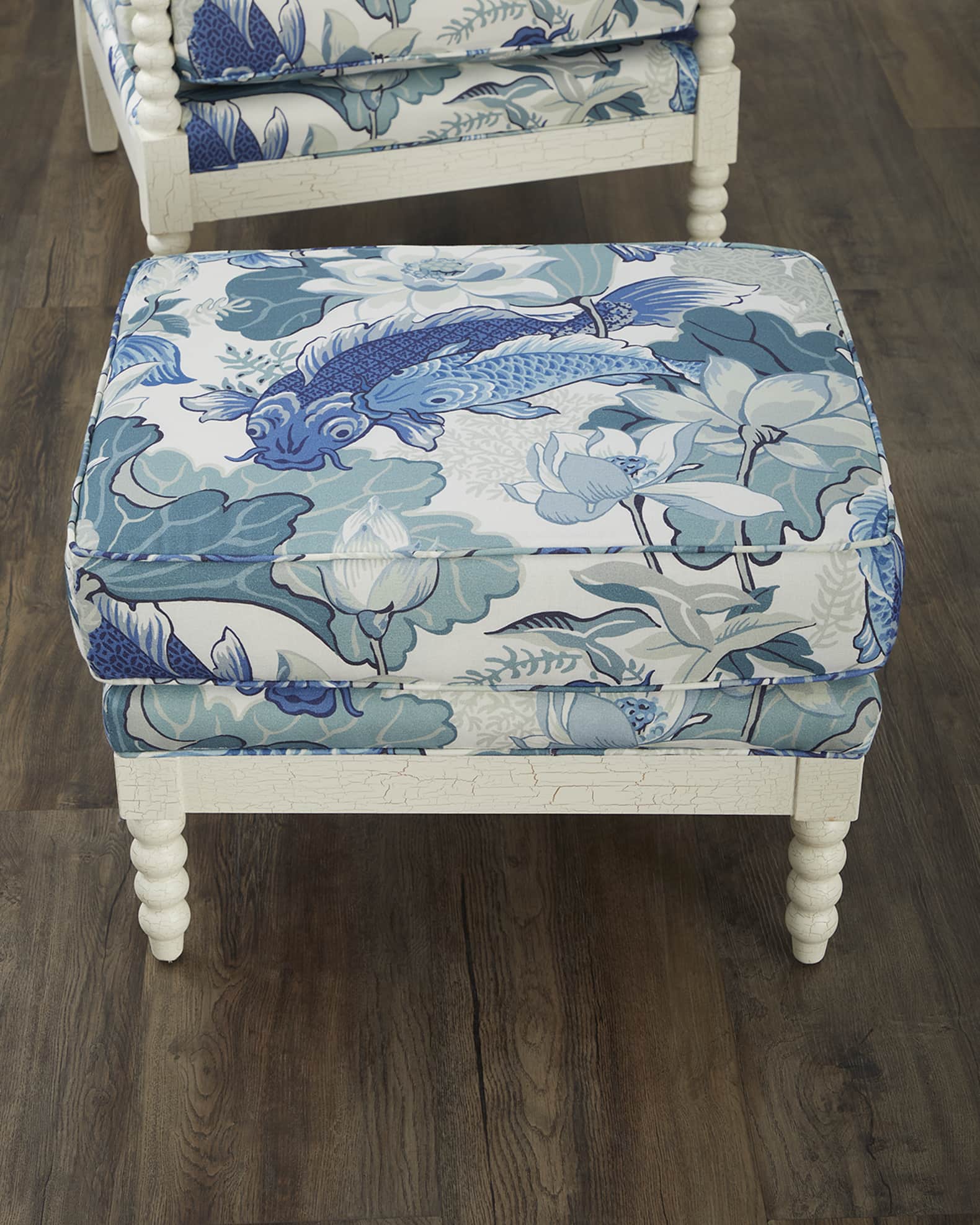 Old Hickory Tannery Chiel Ottoman | Neiman Marcus