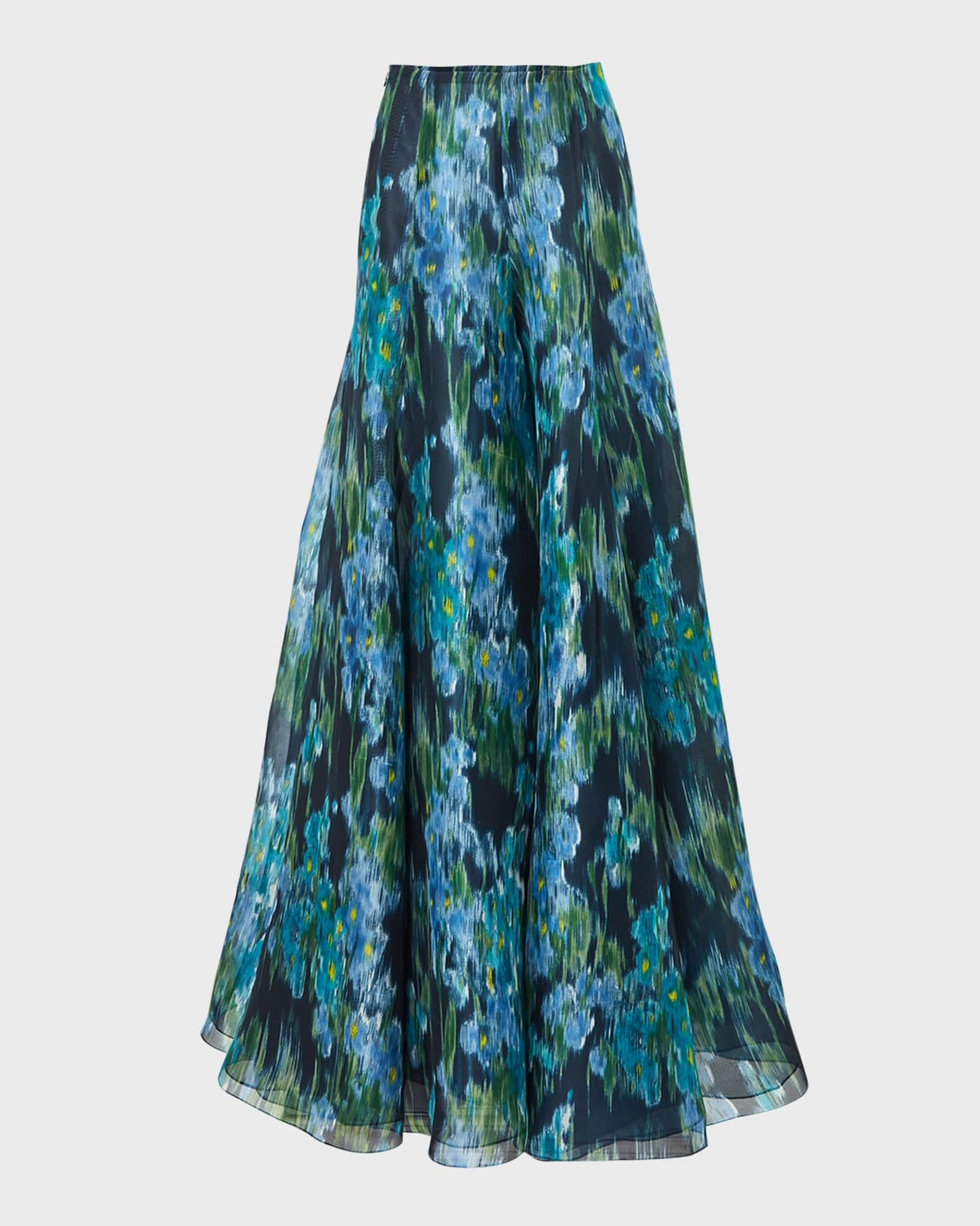 Carolina Herrera Floral Print Palazzo Pant | Neiman Marcus