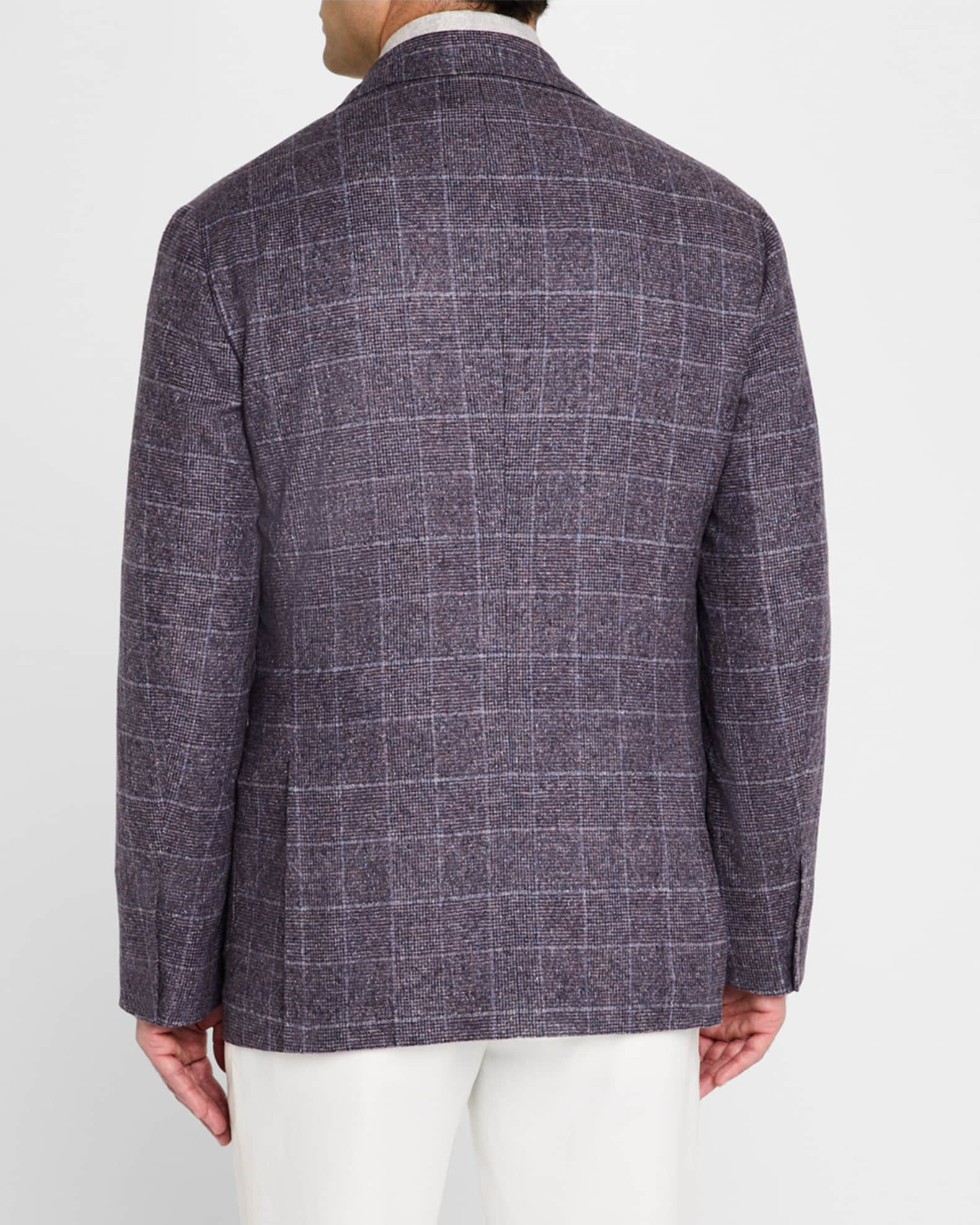 Men's Plaid-Print Wool Sport Coat | Neiman Marcus
