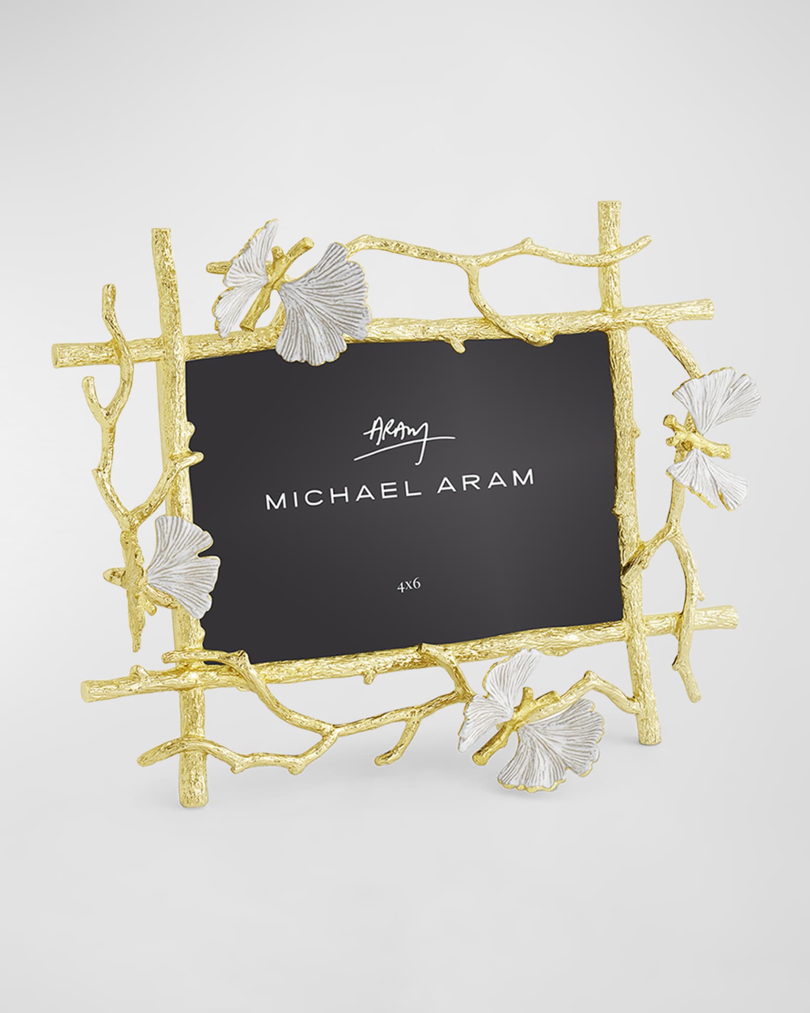 Michael Aram Butterfly Ginkgo Photo Frame, 4" x 6" | Neiman Marcus