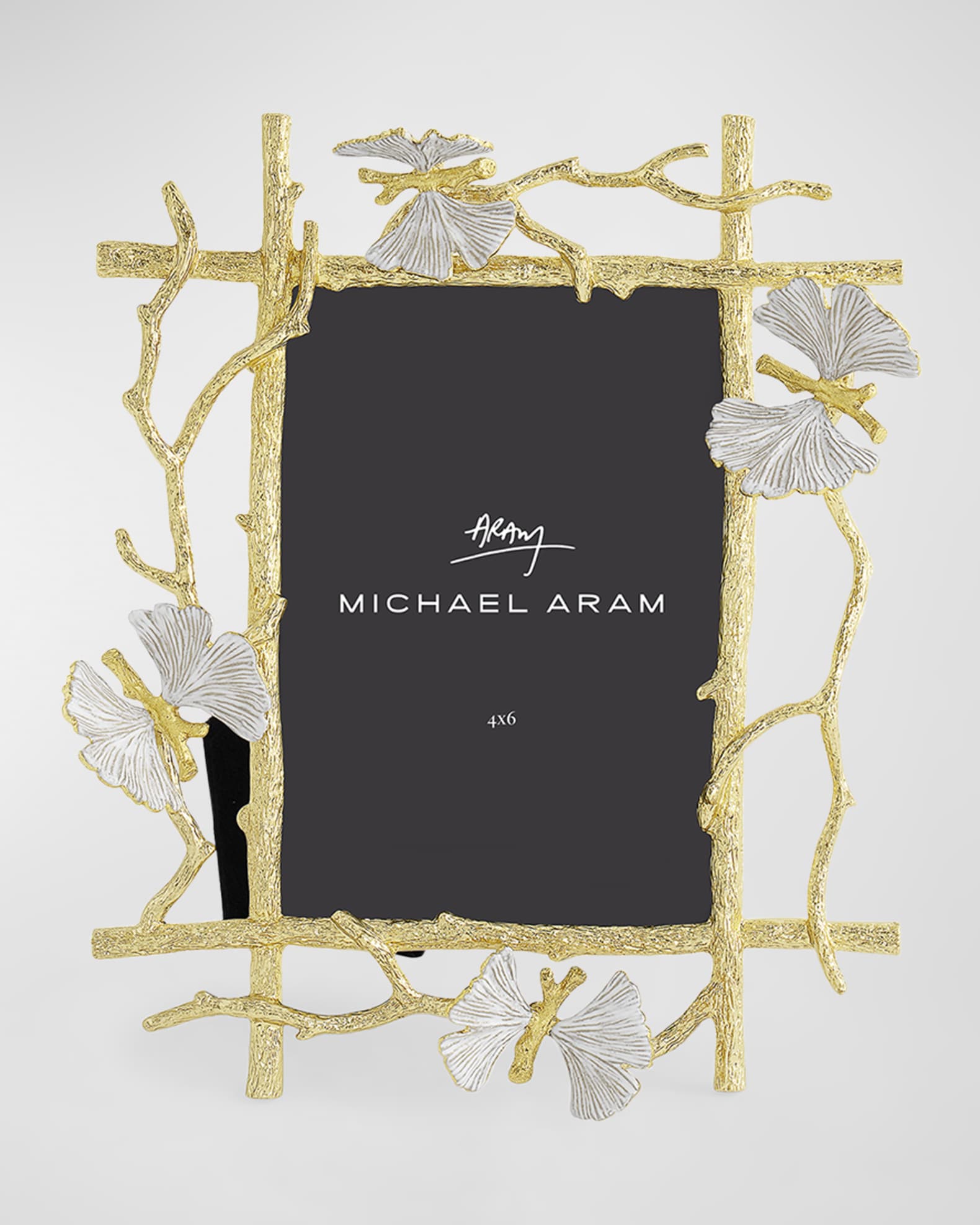 Michael Aram Butterfly Ginkgo Photo Frame, 4" x 6" | Neiman Marcus