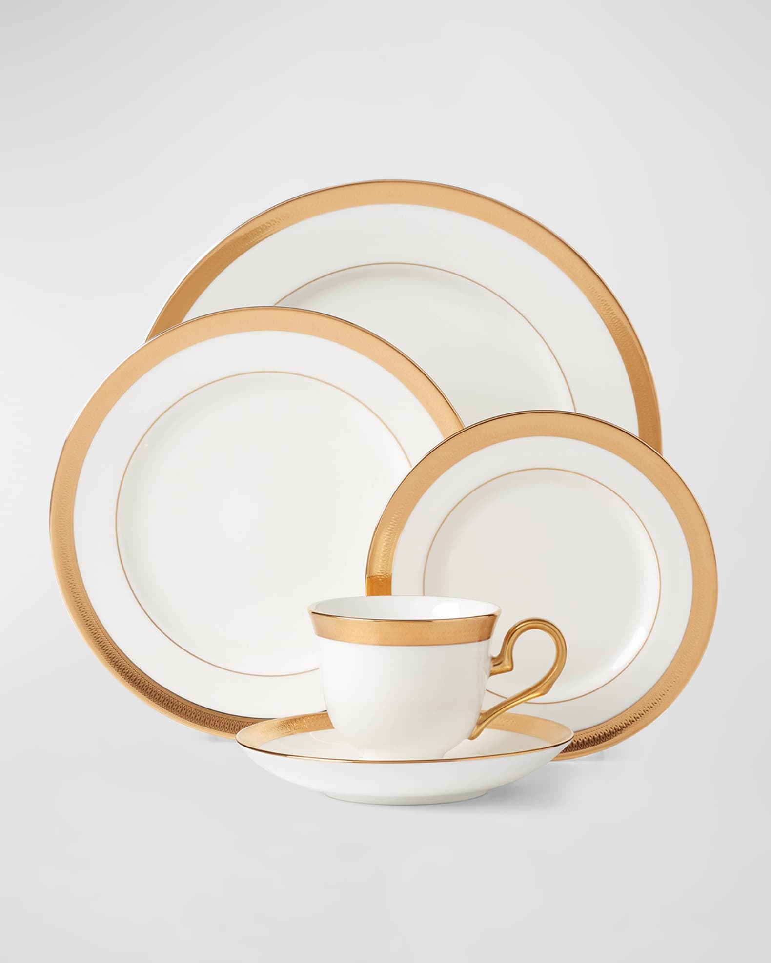 Lenox Lowell White 5-Piece Place Setting | Neiman Marcus