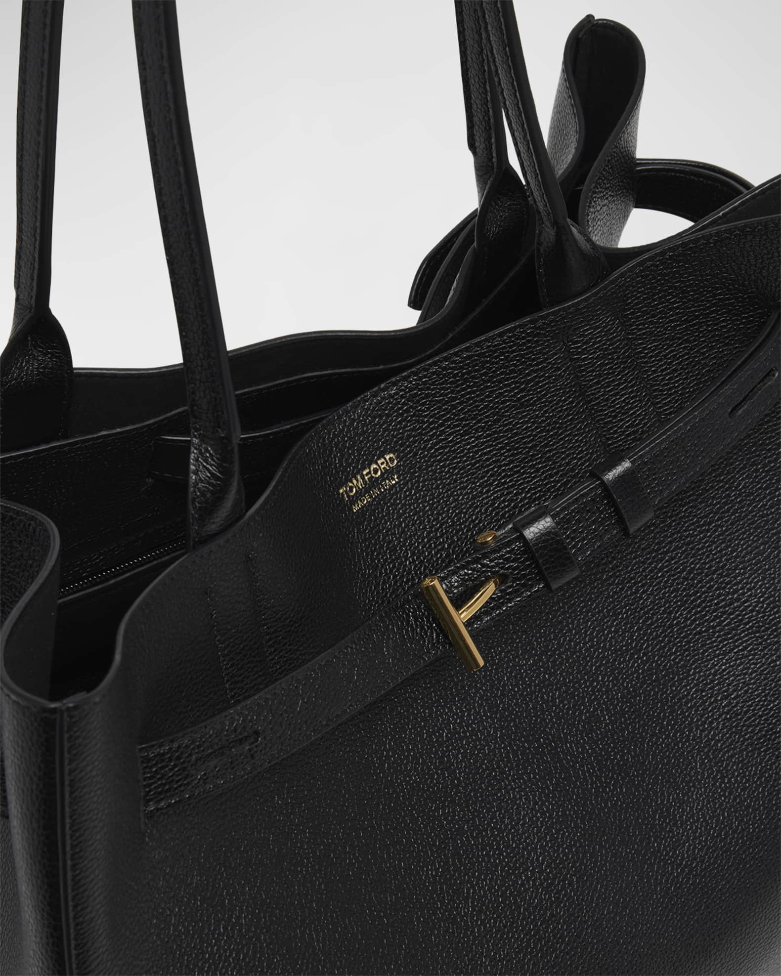 TOM FORD Audrey Large Tote Bag in Grain Leather | Neiman Marcus