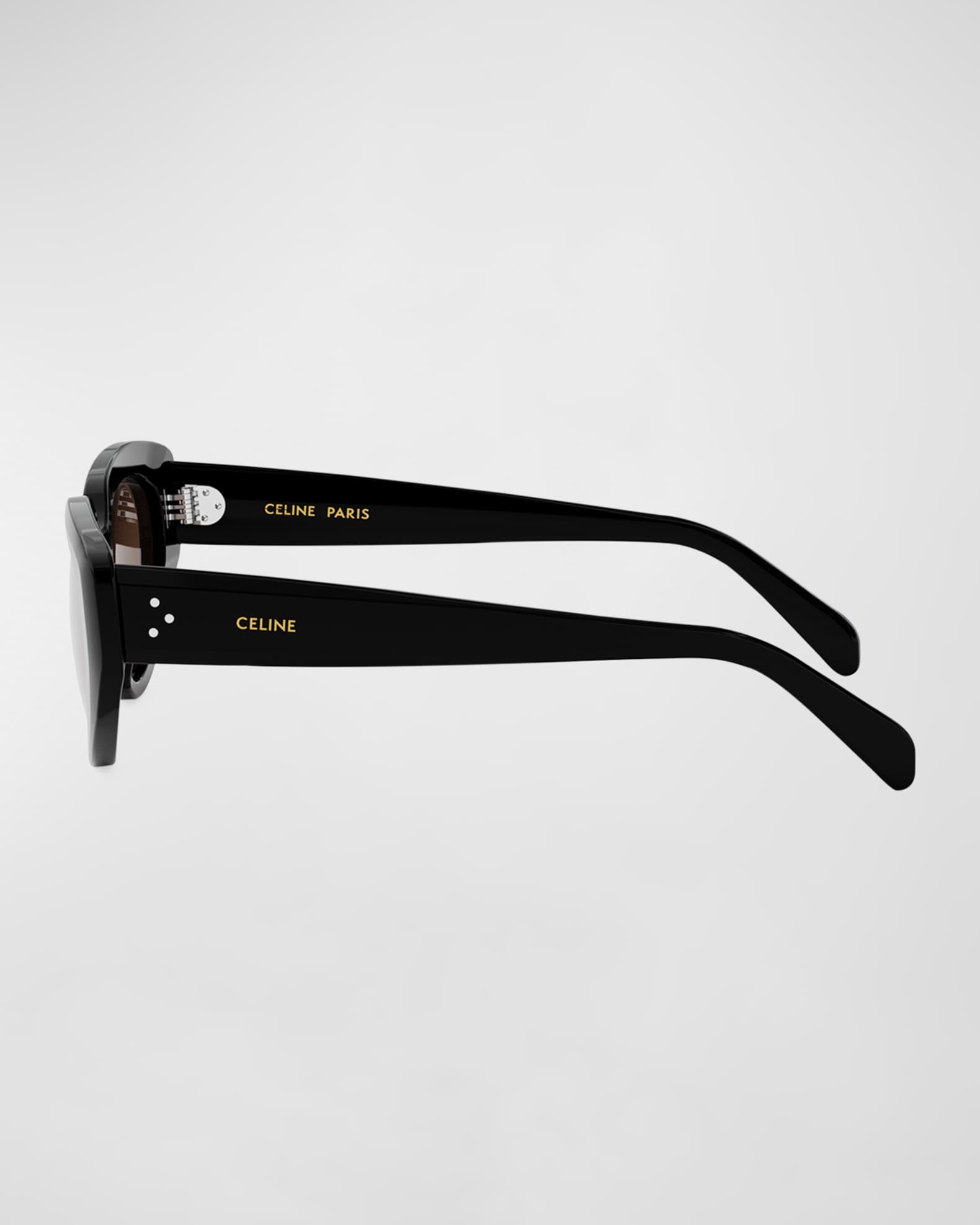Celine Bold 3 Dots Acetate Cat-Eye Sunglasses | Neiman Marcus