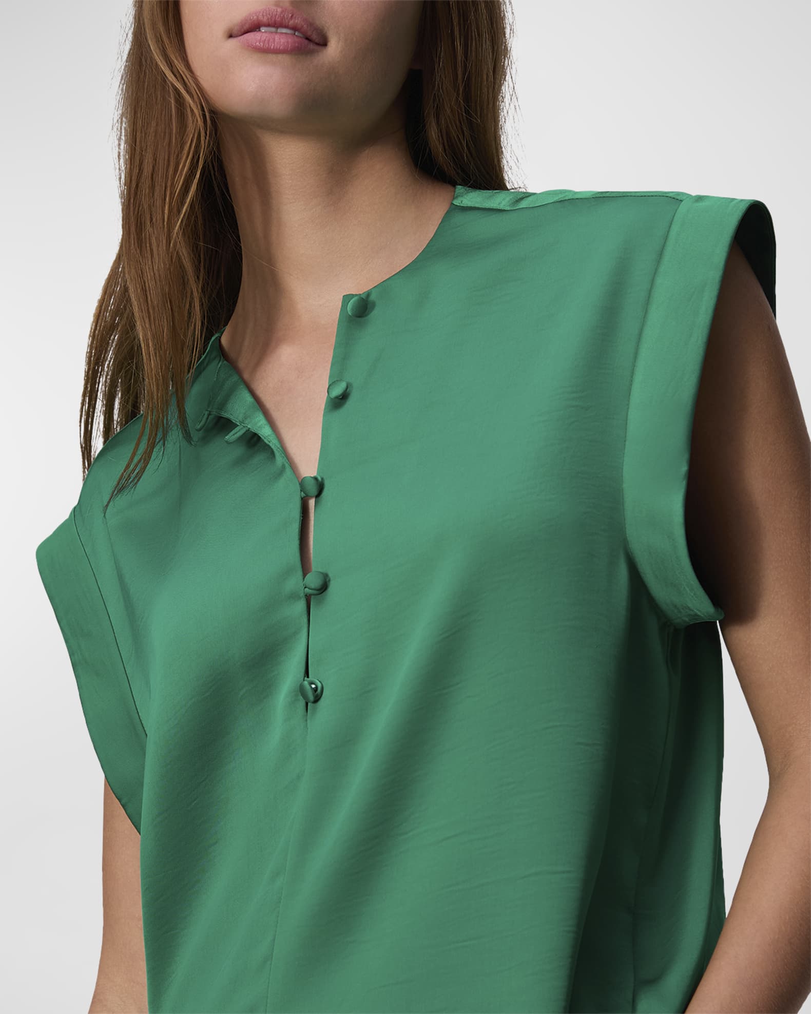 Rag & Bone Maple Satin Blouse | Neiman Marcus