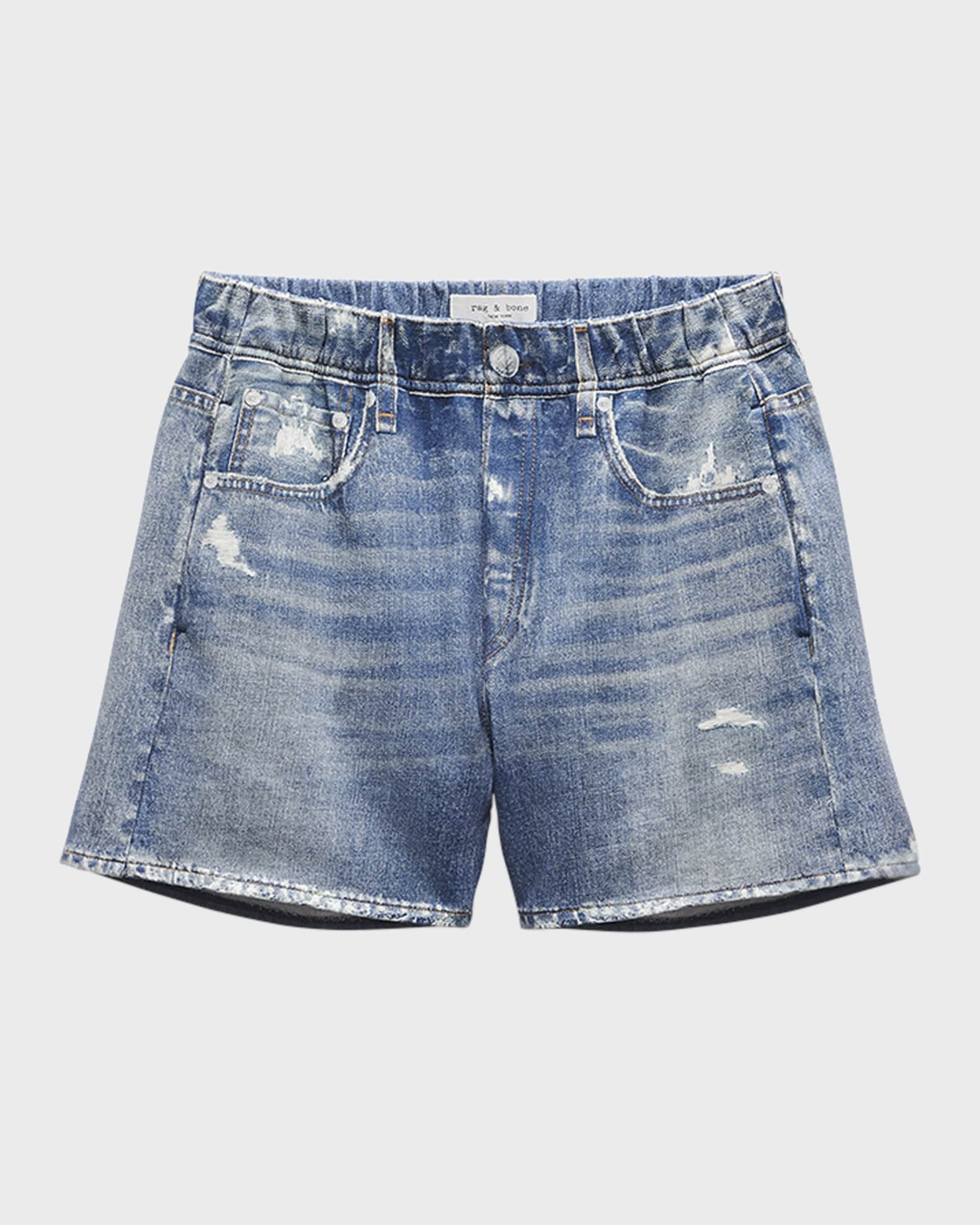 Rag & Bone Miramar Cotton-Terry Walking Shorts | Neiman Marcus