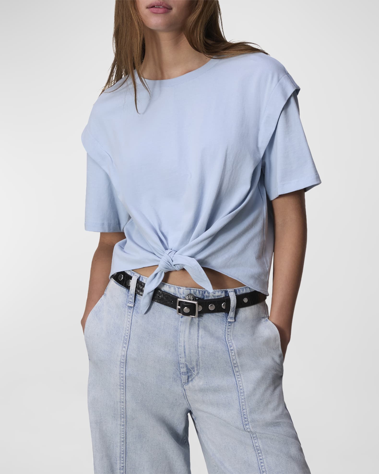 Rag & Bone Mica Self-Tie Tee | Neiman Marcus