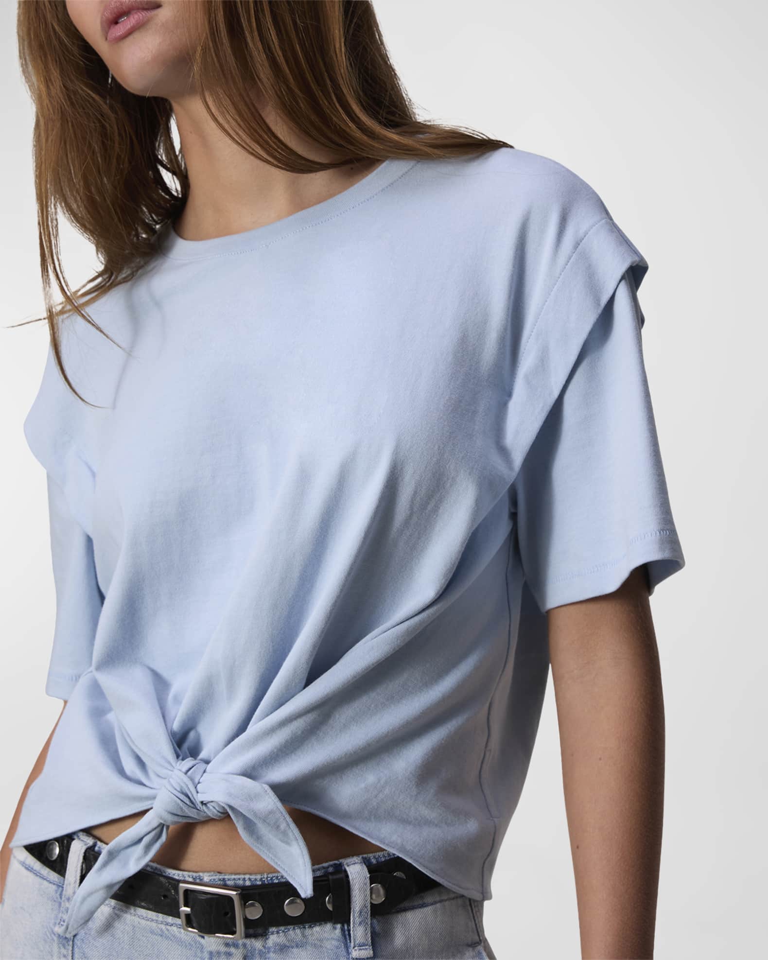 Rag & Bone Mica Self-Tie Tee | Neiman Marcus