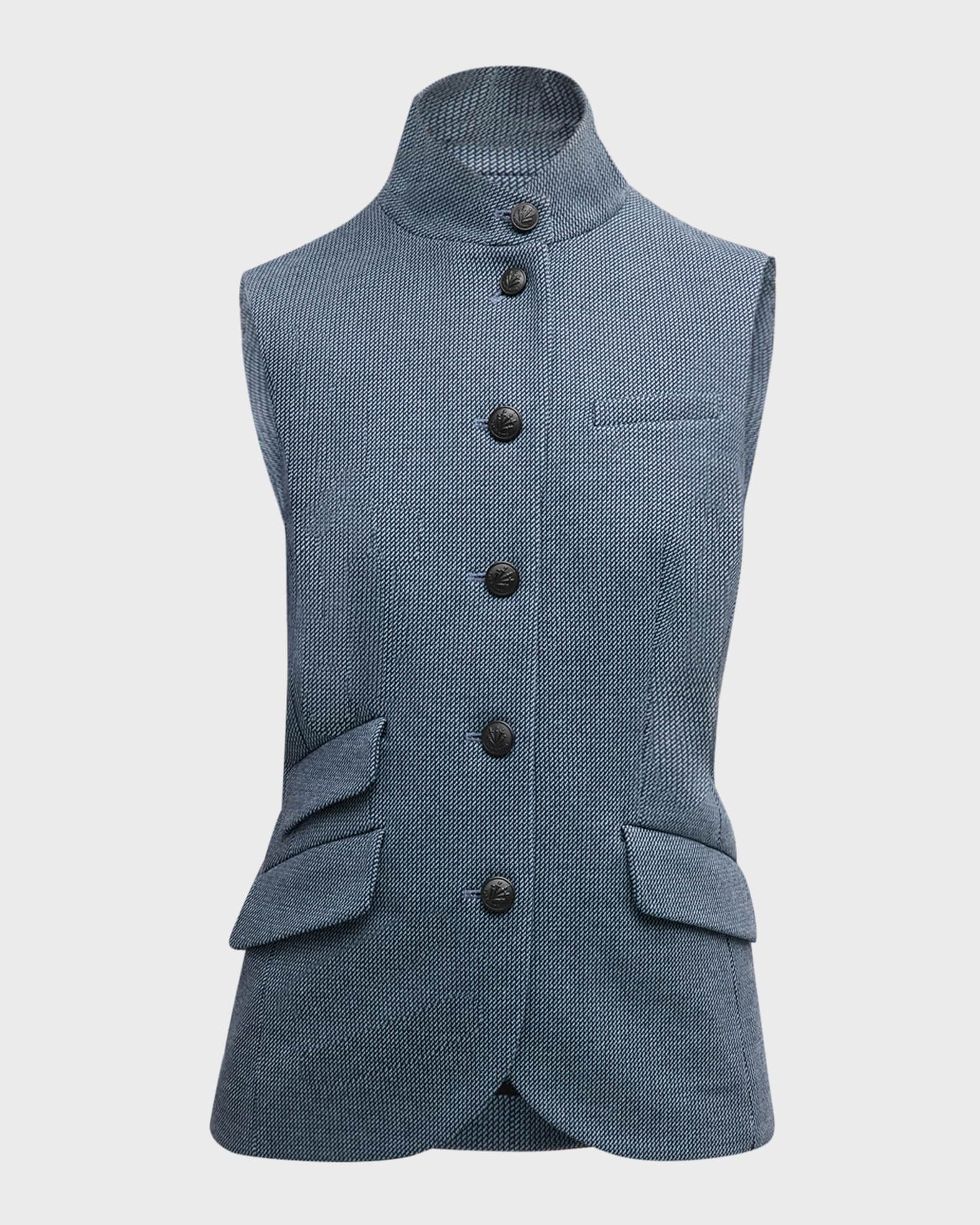 Rag & Bone Slade Italian Jacquard Vest | Neiman Marcus