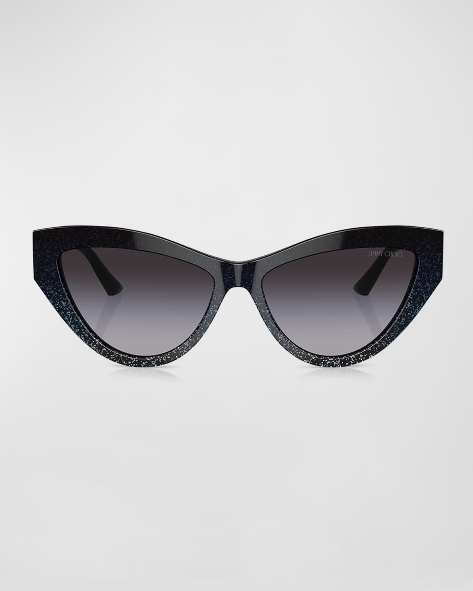Jimmy Choo Glittery Acetate Cat-Eye Sunglasses | Neiman Marcus