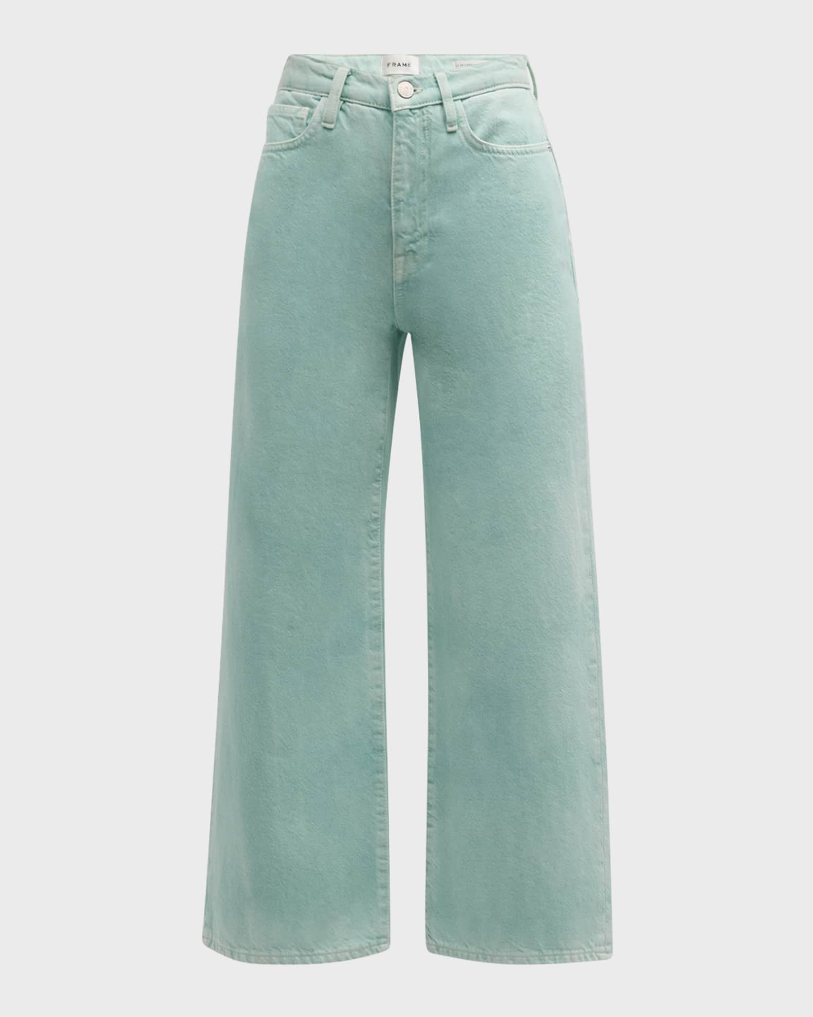 FRAME Le Jane Wide Crop Jeans | Neiman Marcus