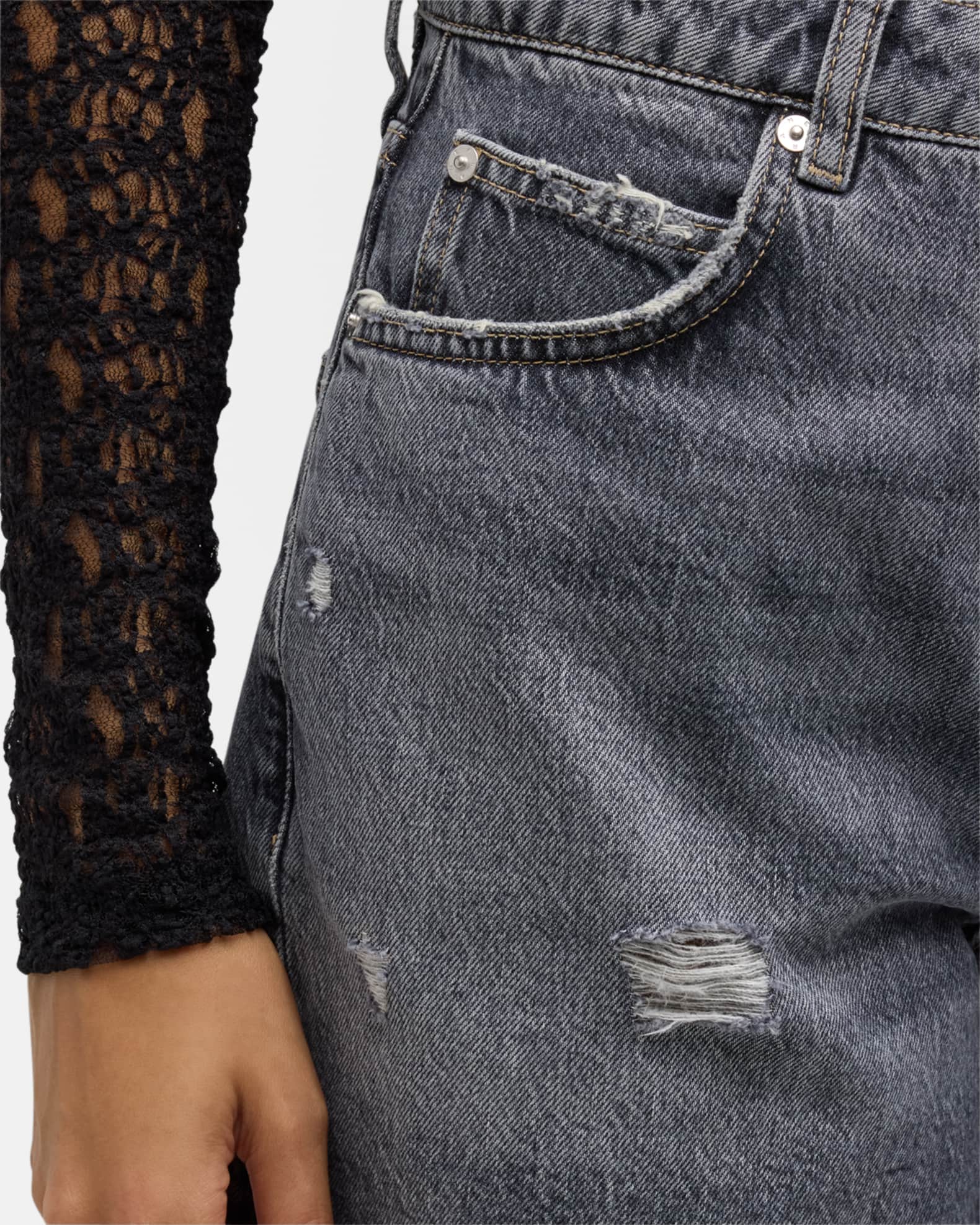 FRAME The Easy Denim Shorts | Neiman Marcus