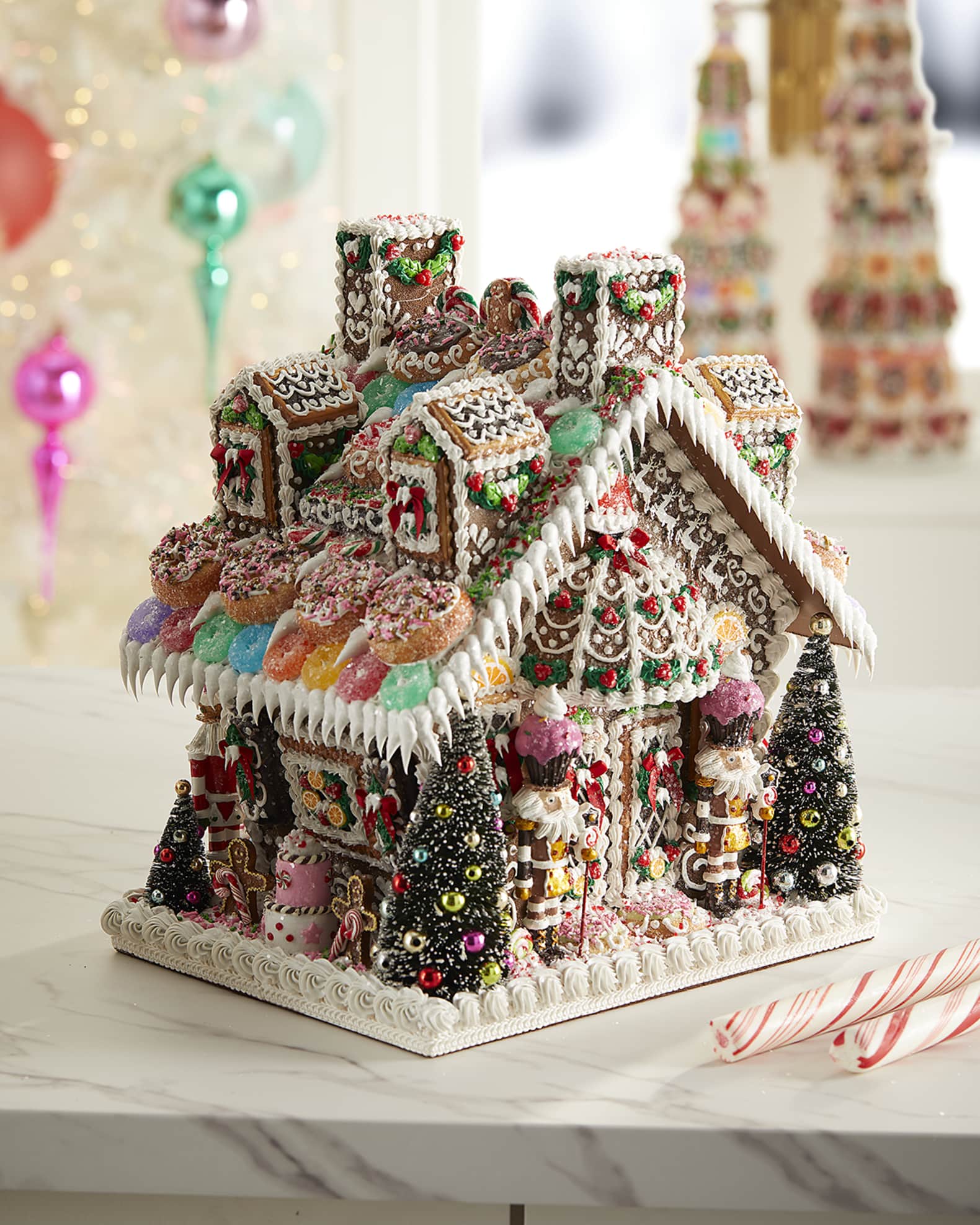 Sweet Savannah Large Gingerbread House | Neiman Marcus