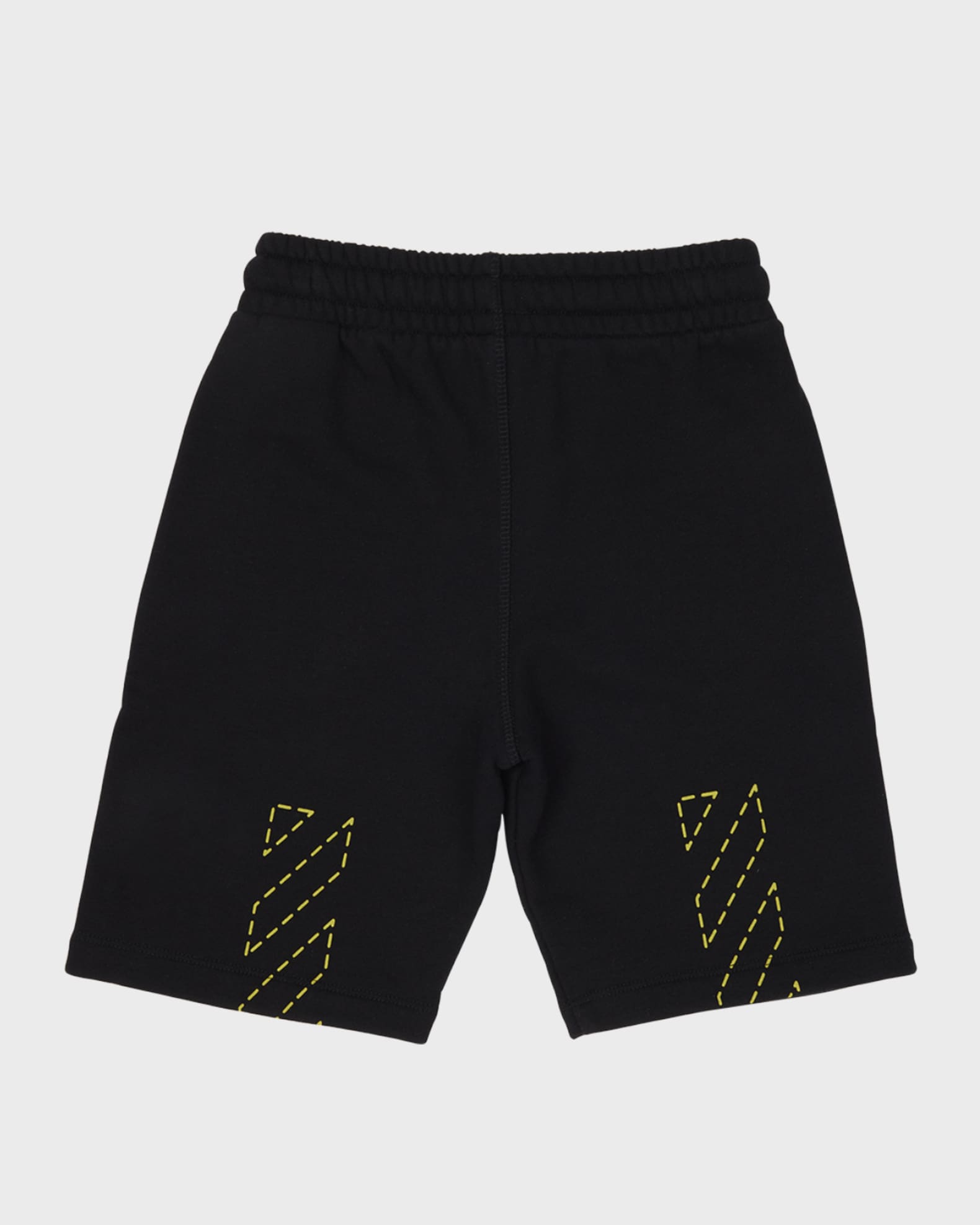 Boy's Bookish Logo-Print Diagonal Graphic Sweat Shorts | Neiman Marcus