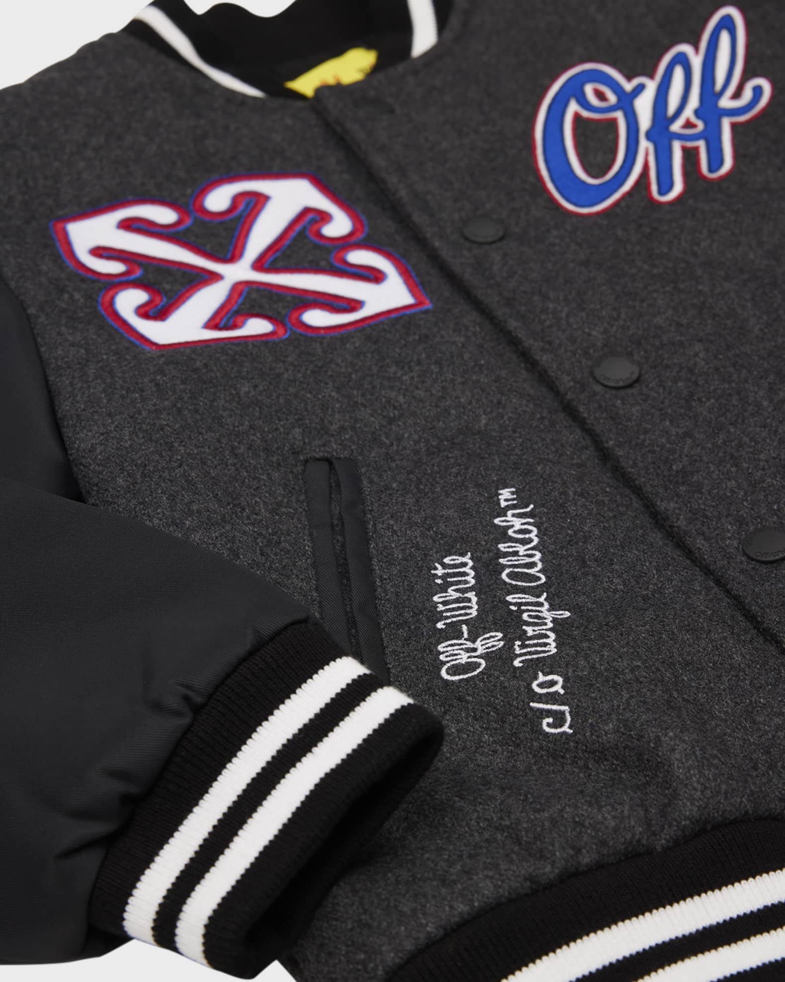 Boy's Logo Patch Varsity Jacket | Neiman Marcus