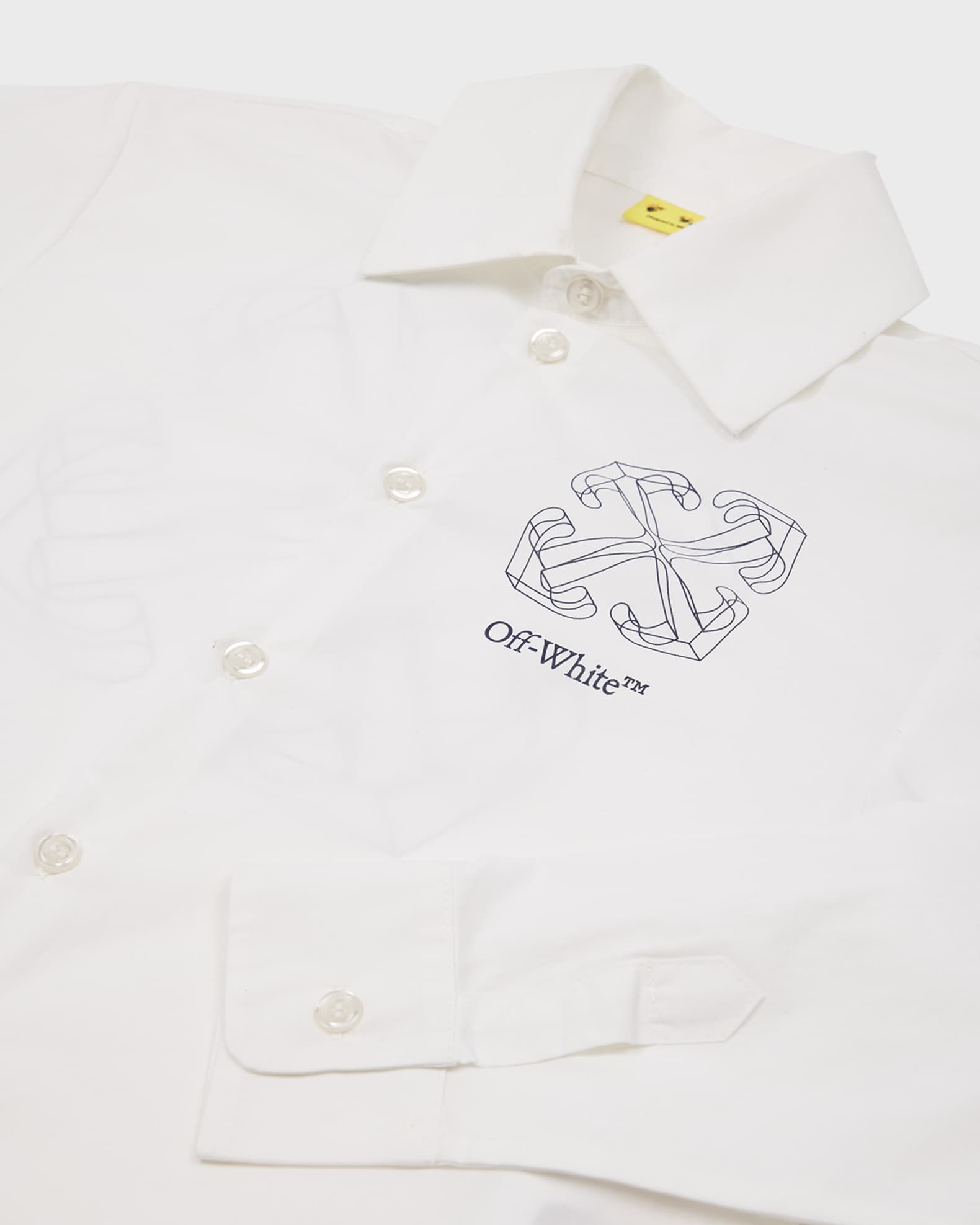 Boy's 3D Logo-Print Arrow Graphic Button Down Shirt | Neiman Marcus