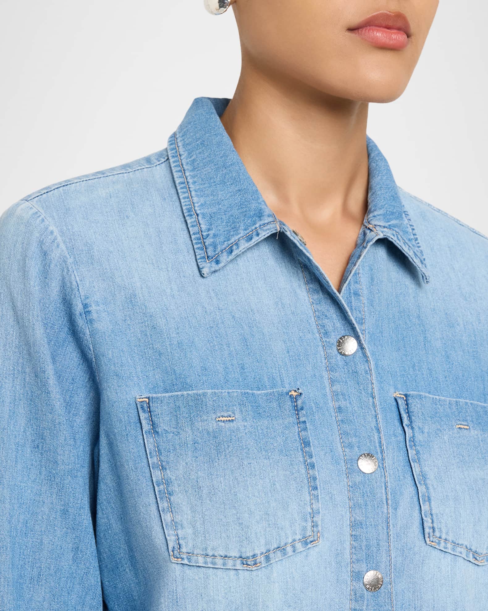 L'Agence Isla Denim Shirt | Neiman Marcus