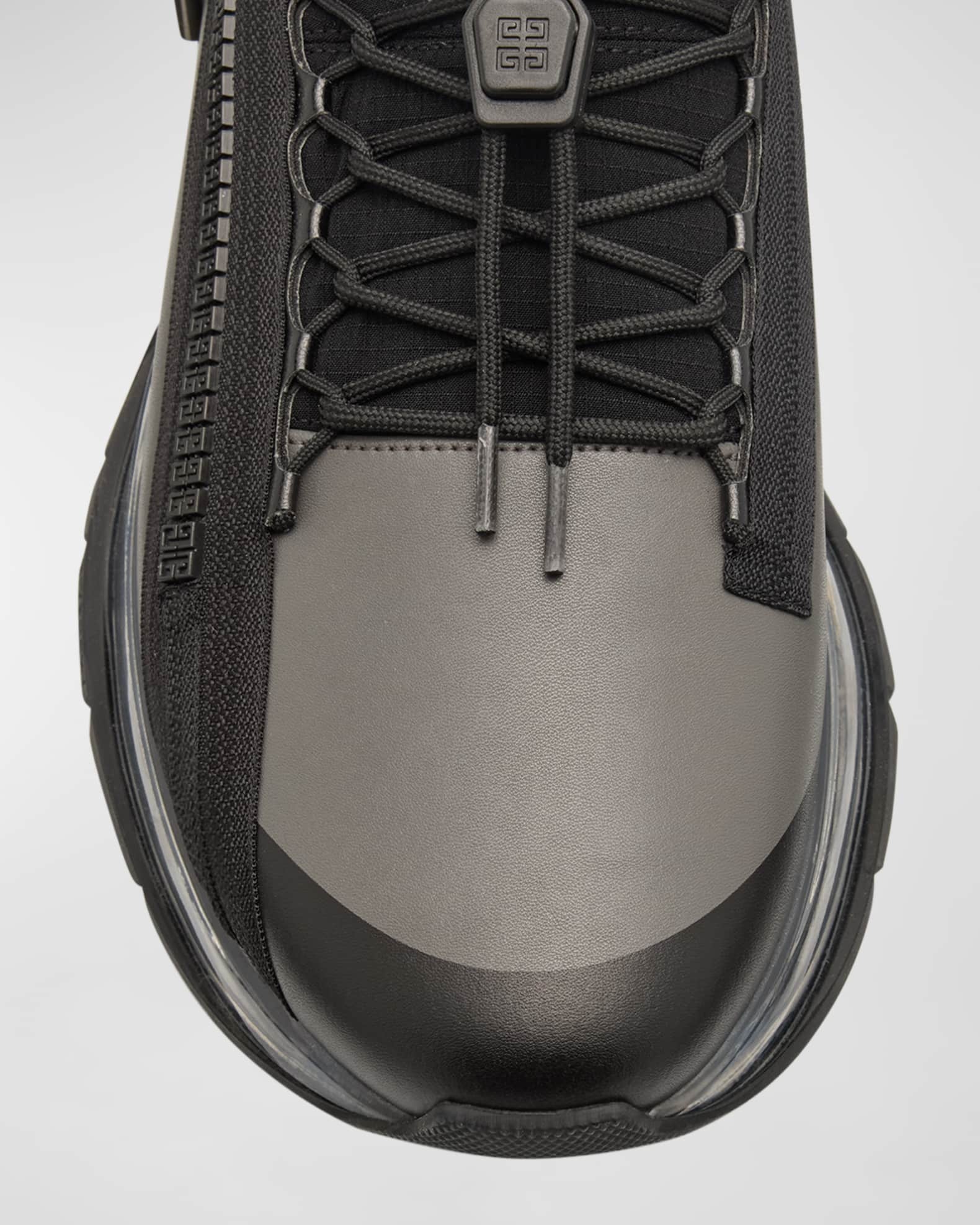 Givenchy Men's Spectre Leather Zip Runner Sneakers | Neiman Givenchy Men's Spectre Leather Zip Runner Sneakers | Neiman