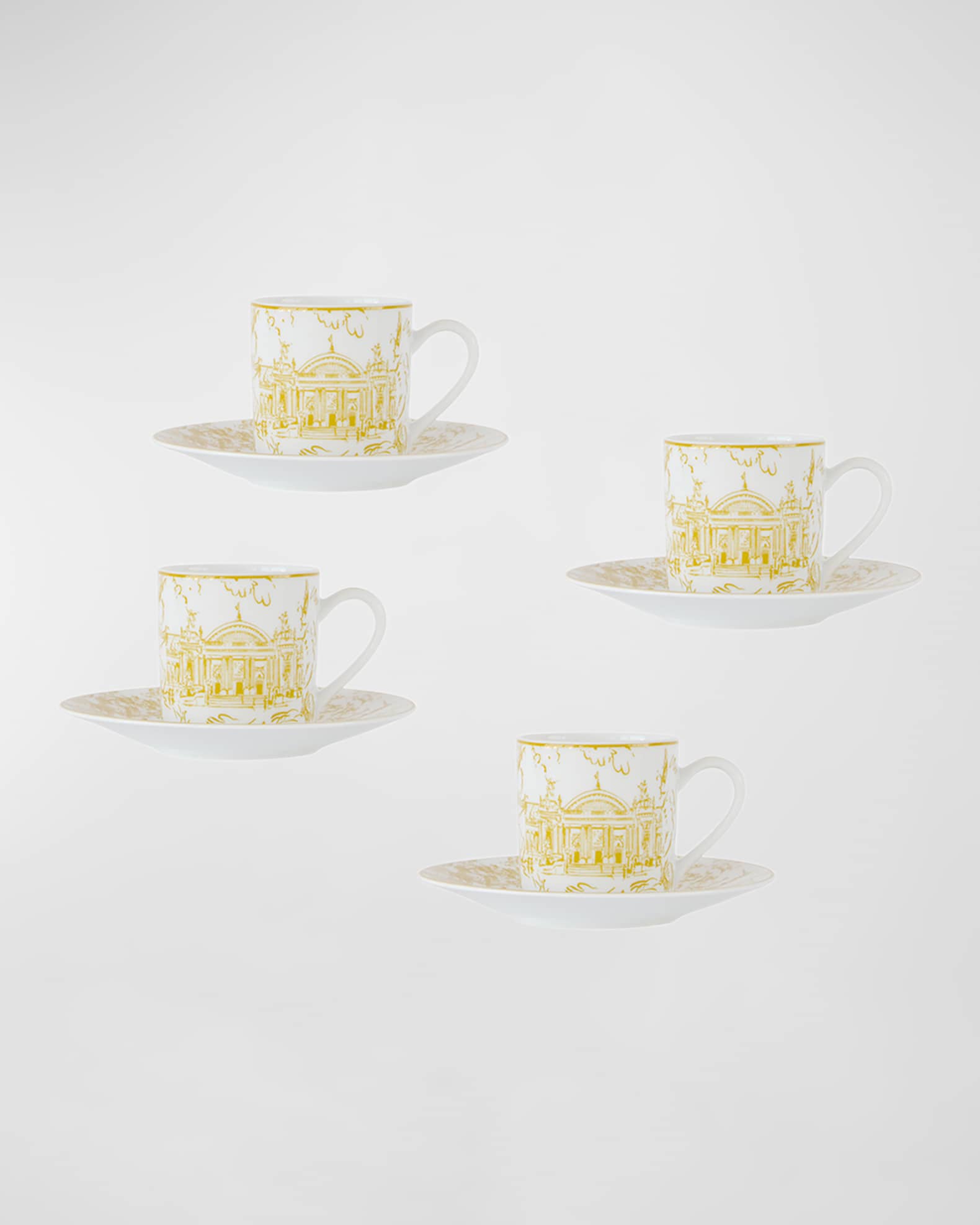 Bernardaud Tout Paris Espresso Cups, Set of 4 | Neiman Marcus