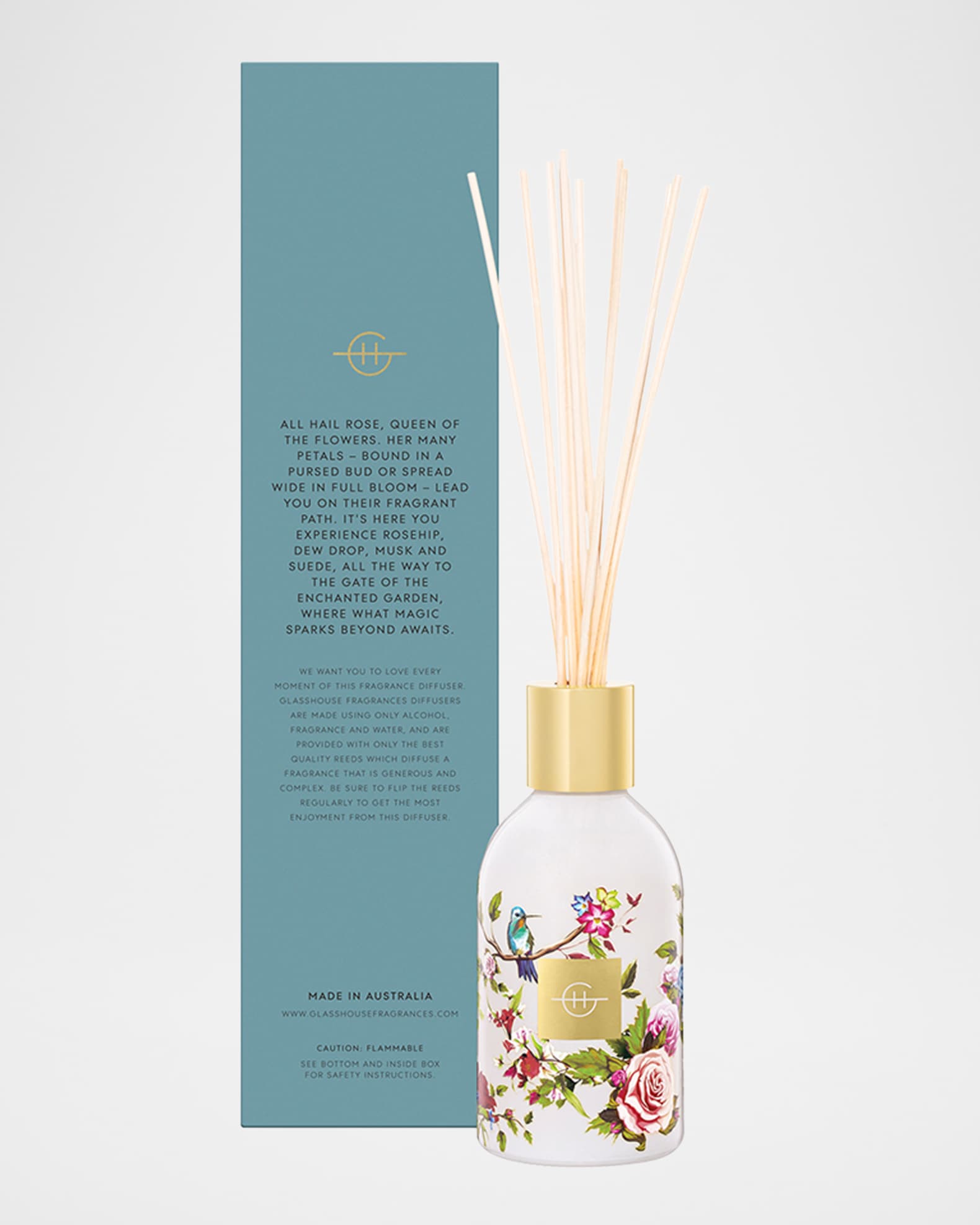 GLASSHOUSE FRAGRANCES Enchanted Garden Diffuser, 8.4 oz. | Neiman Marcus