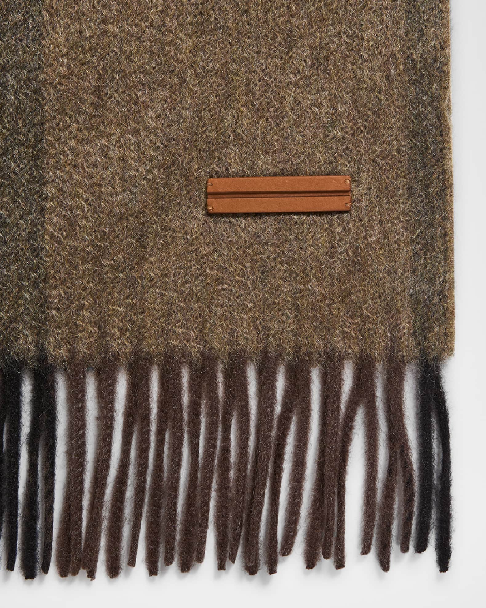 ZEGNA Men's Oasi Cashmere Plaid Scarf | Neiman Marcus