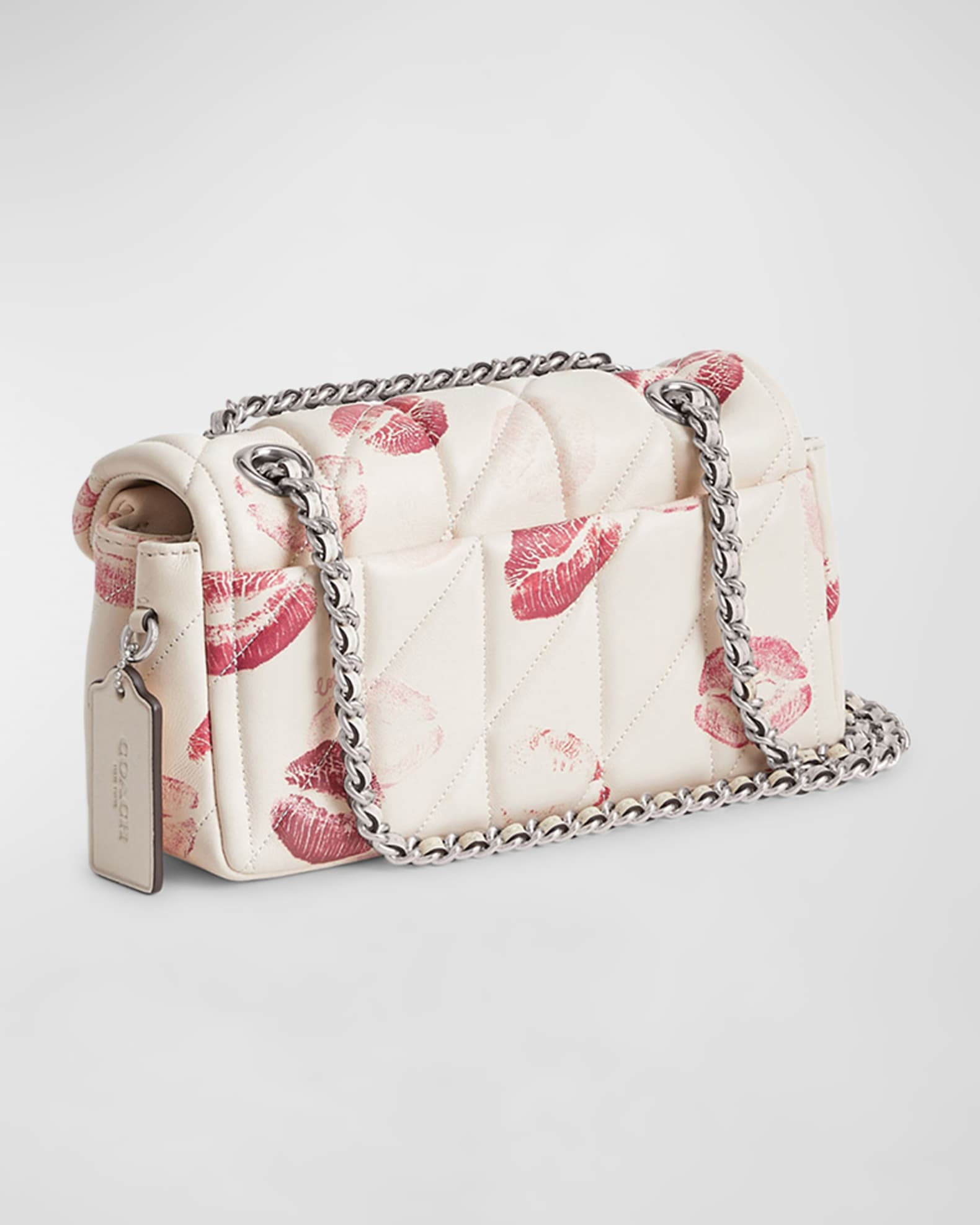 Coach Tabby 20 Lip-Print Quilted Shoulder Bag | Neiman Marcus