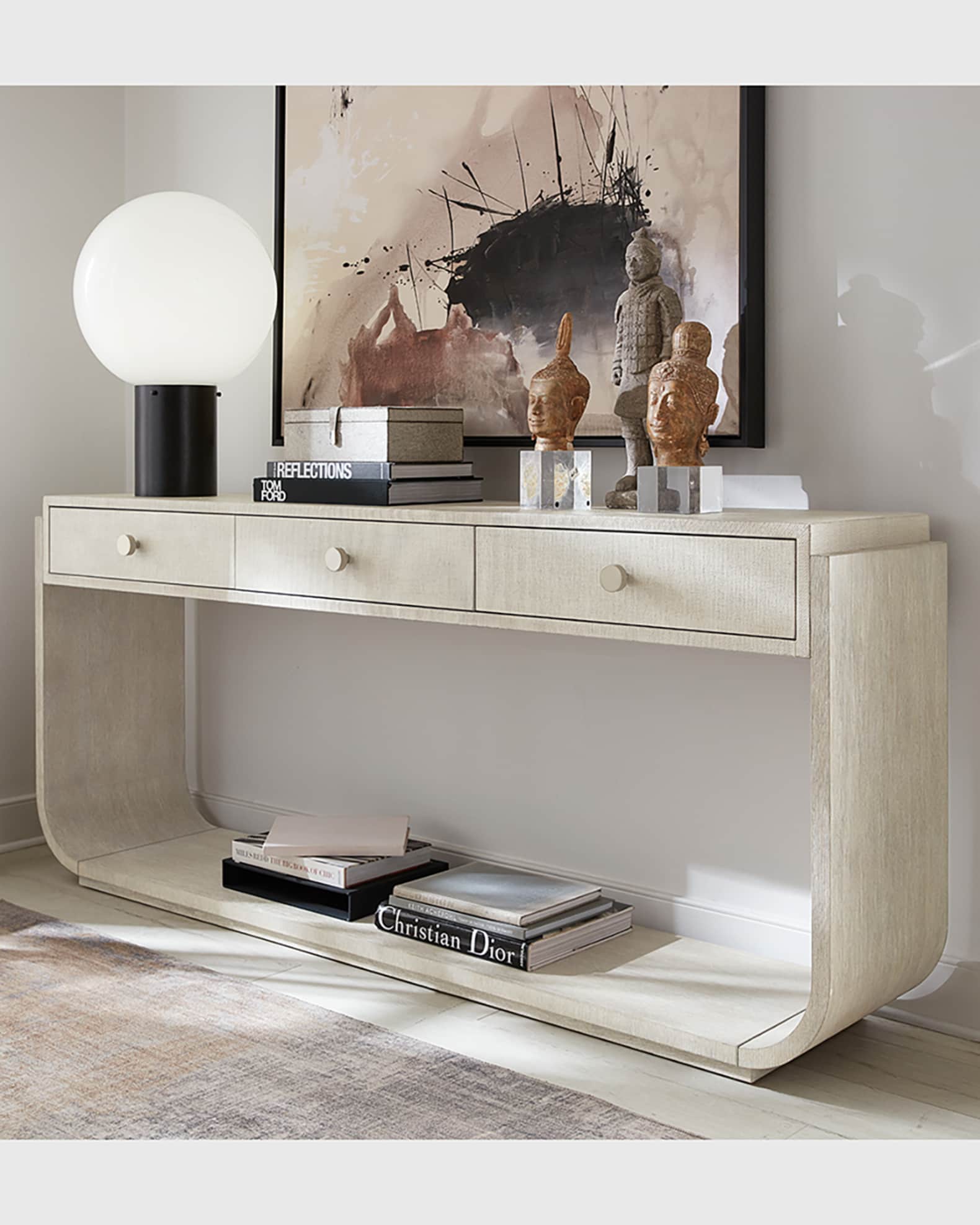 Hooker Furniture Modern Mood 3-Drawer Console Table | Neiman Marcus