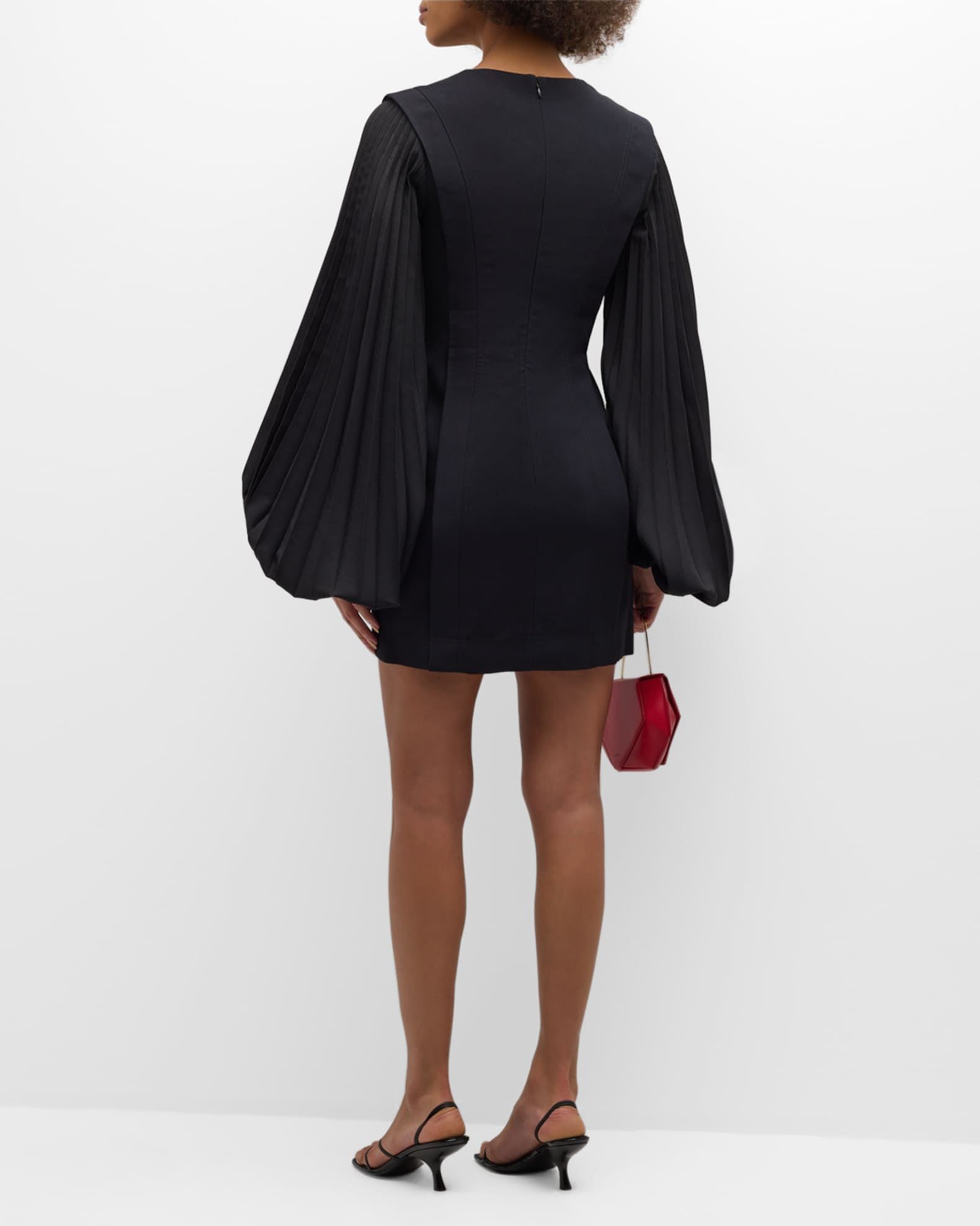 Acler Theodore Long-Sleeve Mini Dress | Neiman Marcus