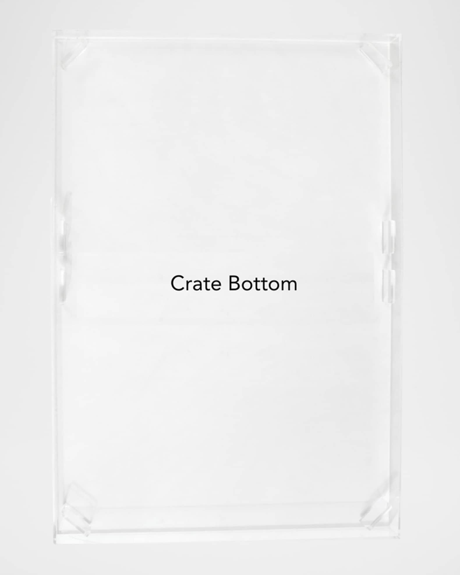 Small Clear View Pet Crate with Gold Latch Collection | Neiman Marcus