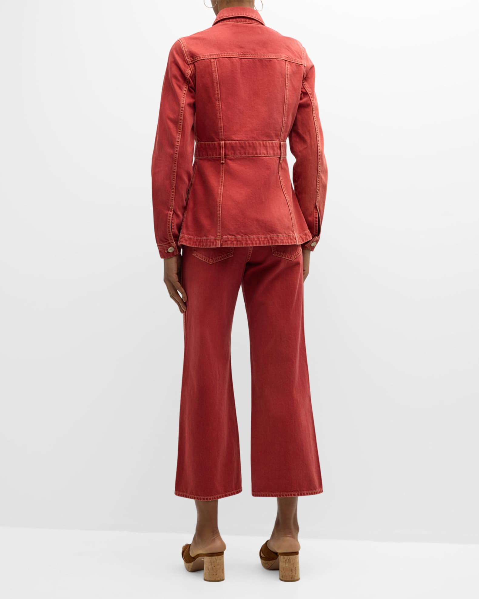 Veronica Beard Anzu Denim Utility Jacket | Neiman Marcus