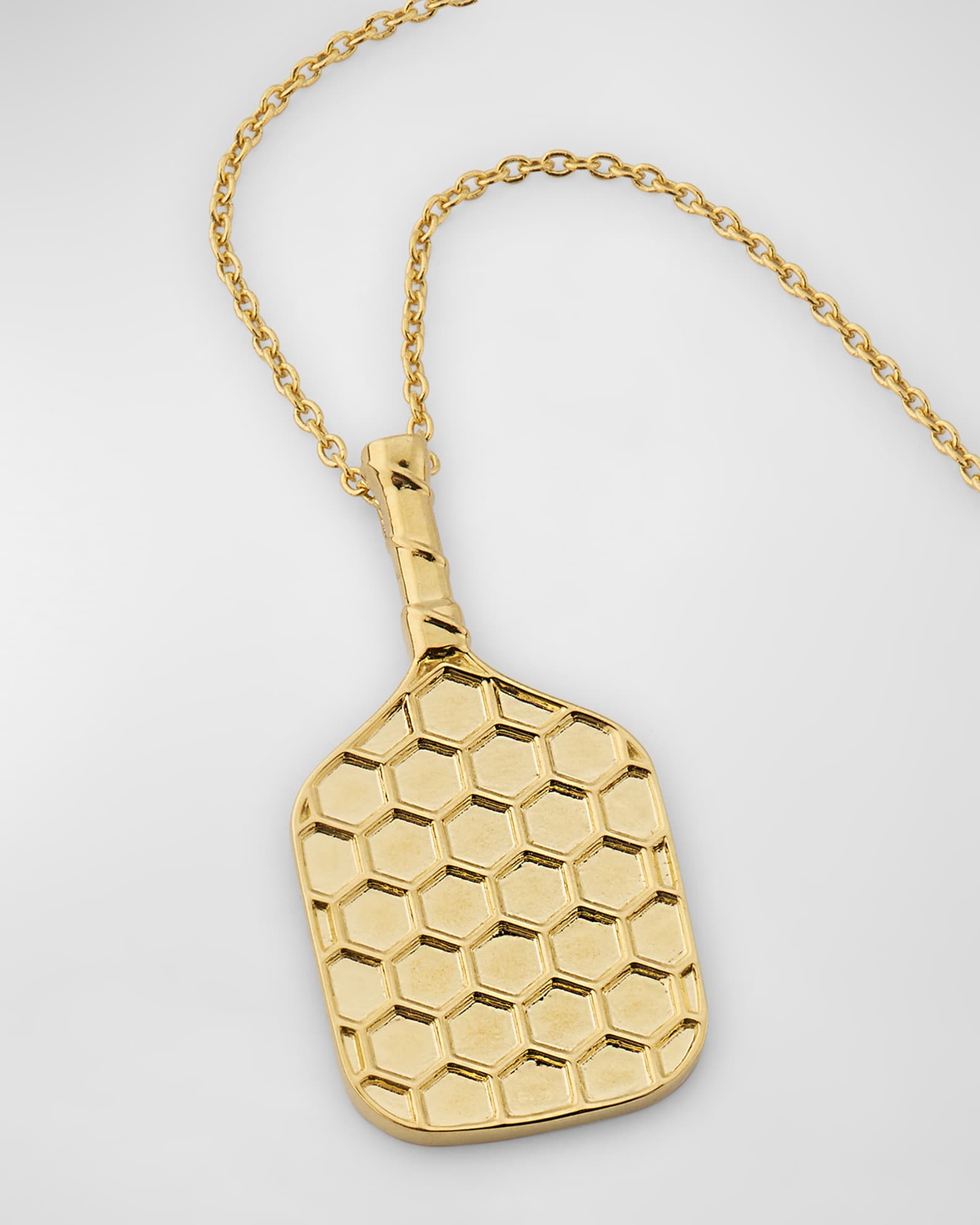 Roberto Coin 18K Yellow Gold Pickleball Necklace | Neiman Marcus