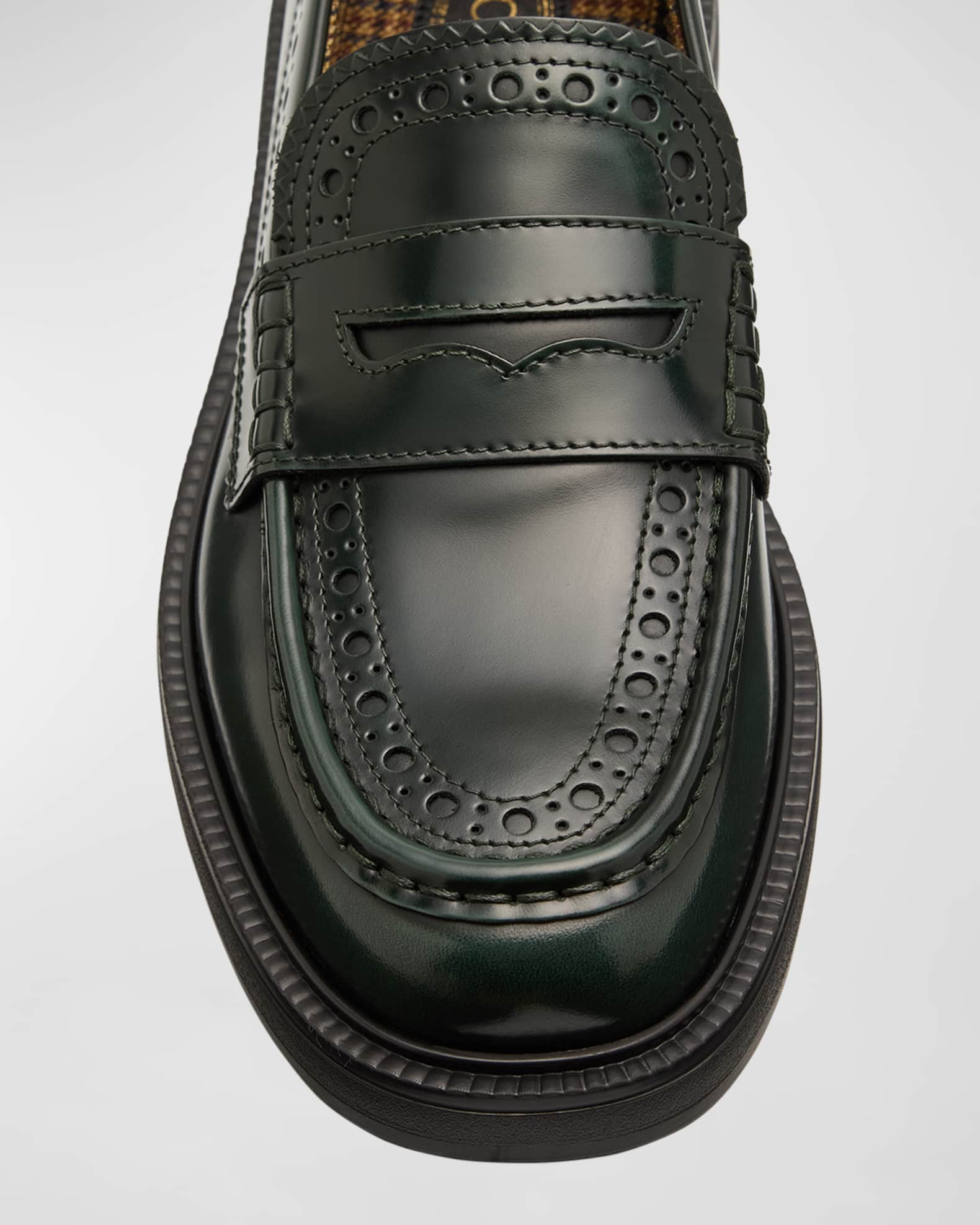 Tod's Gomma Leather Penny Loafers | Neiman Marcus