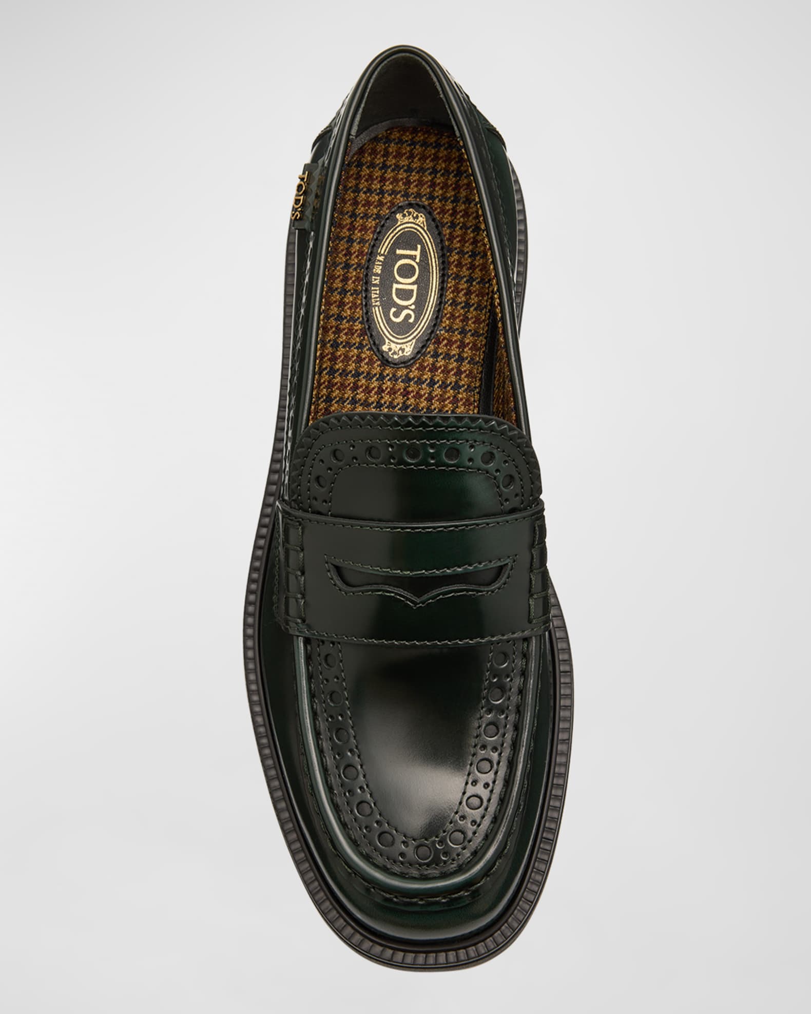 Tod's Gomma Leather Penny Loafers | Neiman Marcus