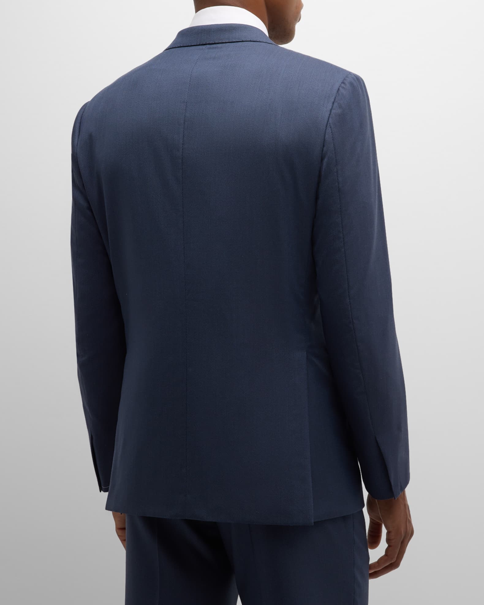 Brioni Men's Textured Solid Suit | Neiman Marcus