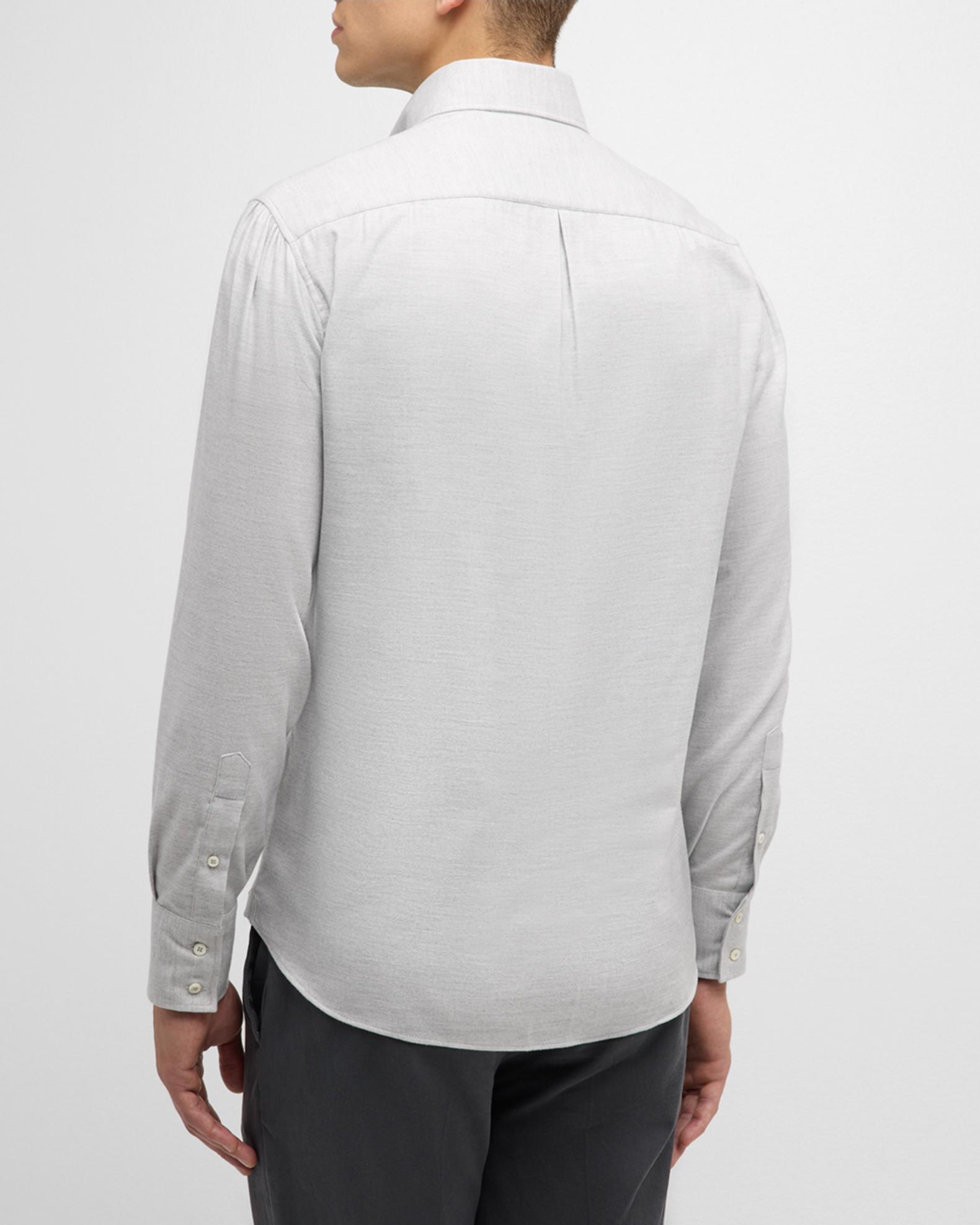 Brunello Cucinelli Men's Flannel Sport Shirt | Neiman Marcus