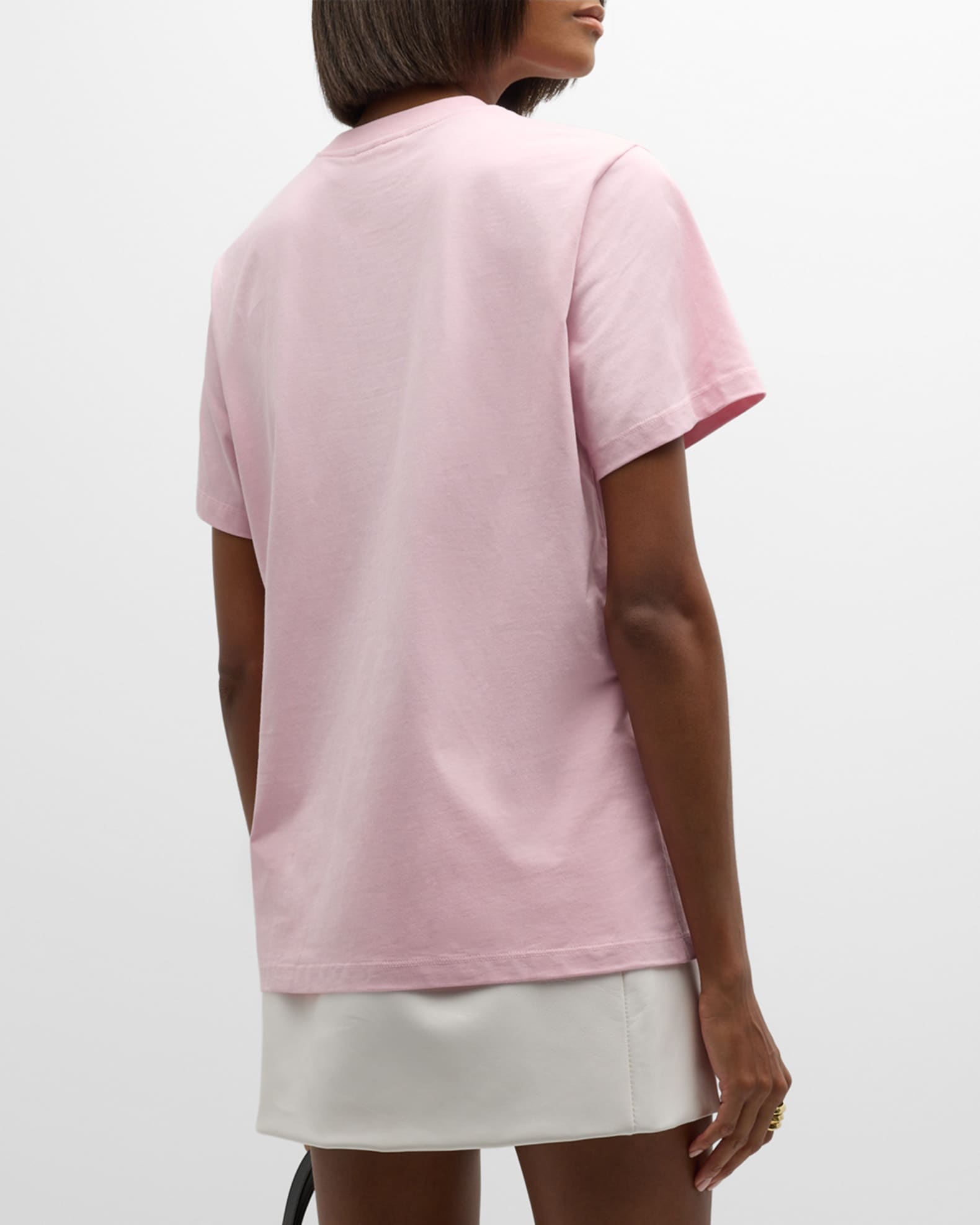 Ganni Short-Sleeve Graphic Tee | Neiman Marcus