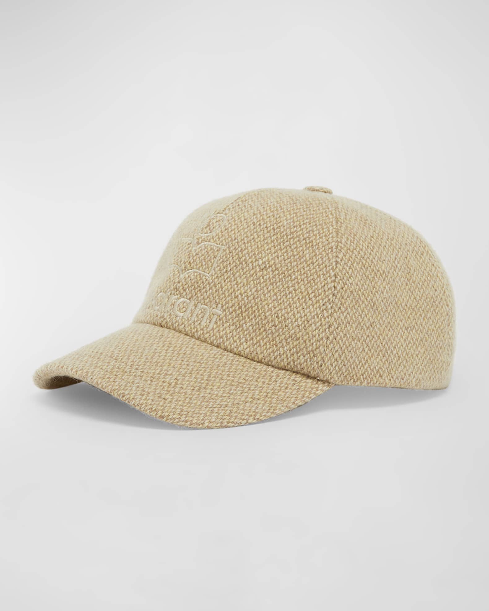 Isabel Marant Tyron Wool-Blend Baseball Hat | Neiman Marcus