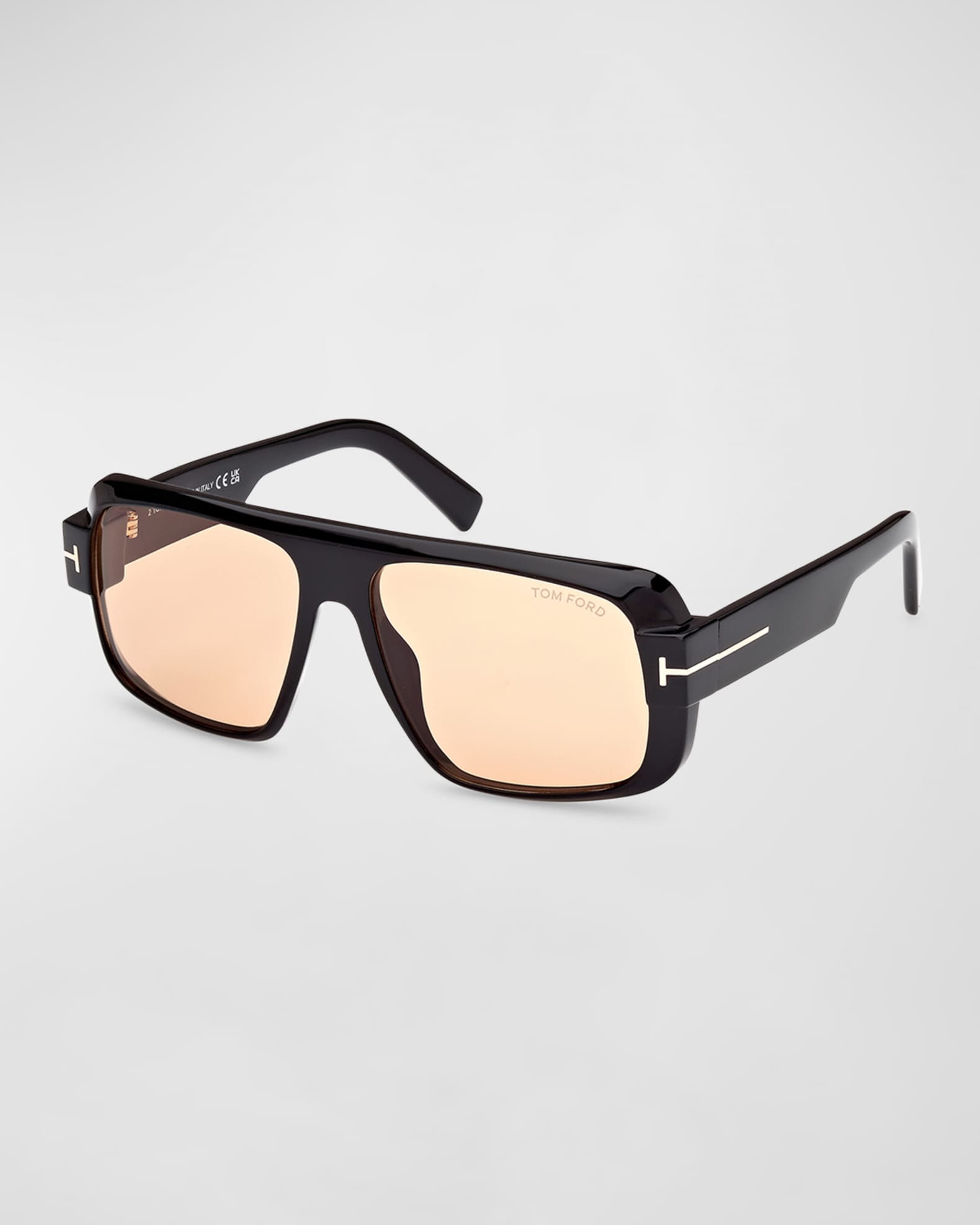TOM FORD Turner Acetate Aviator Sunglasses | Neiman Marcus