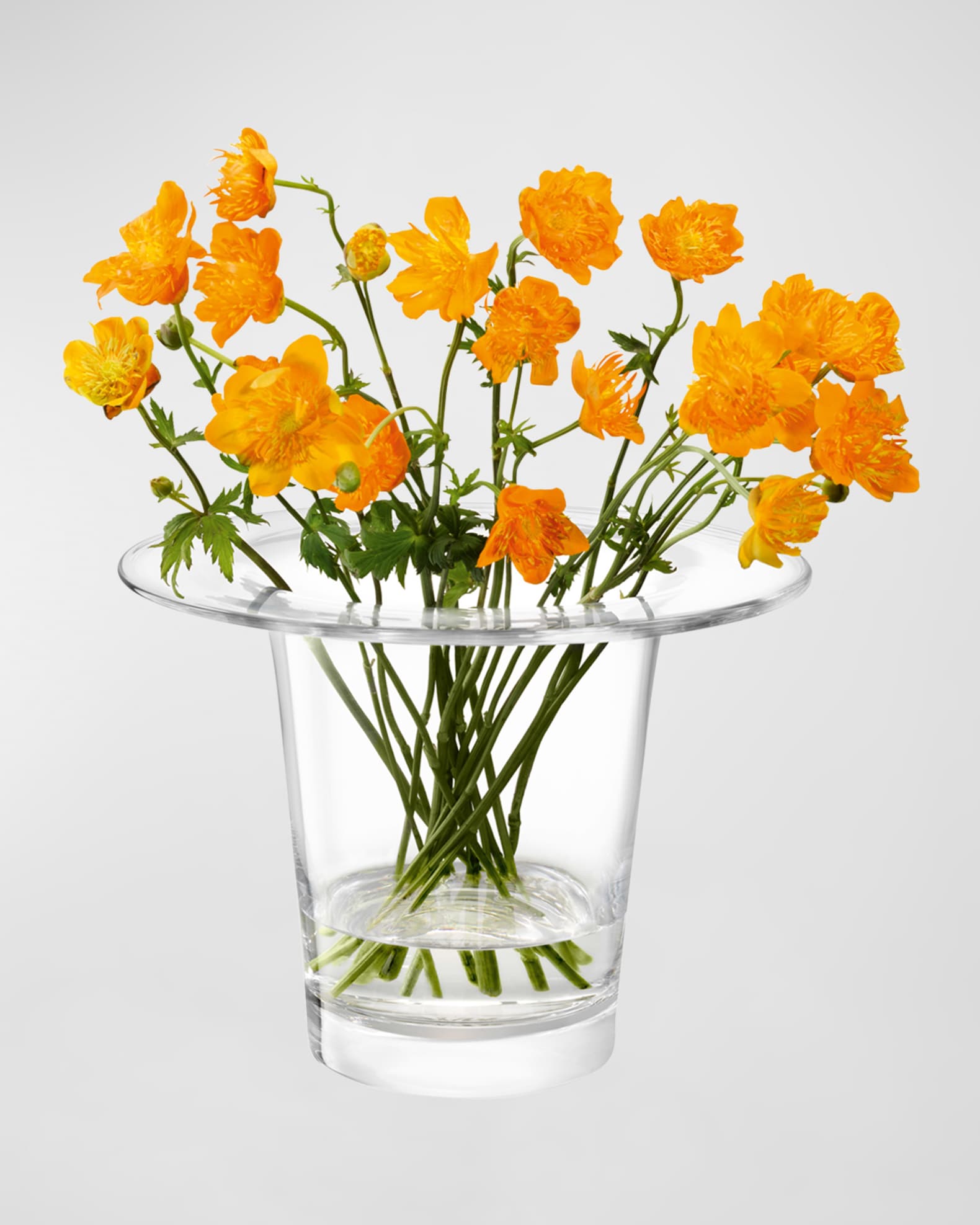 LSA Victoria 7.5" Vase/Lantern, Clear | Neiman Marcus