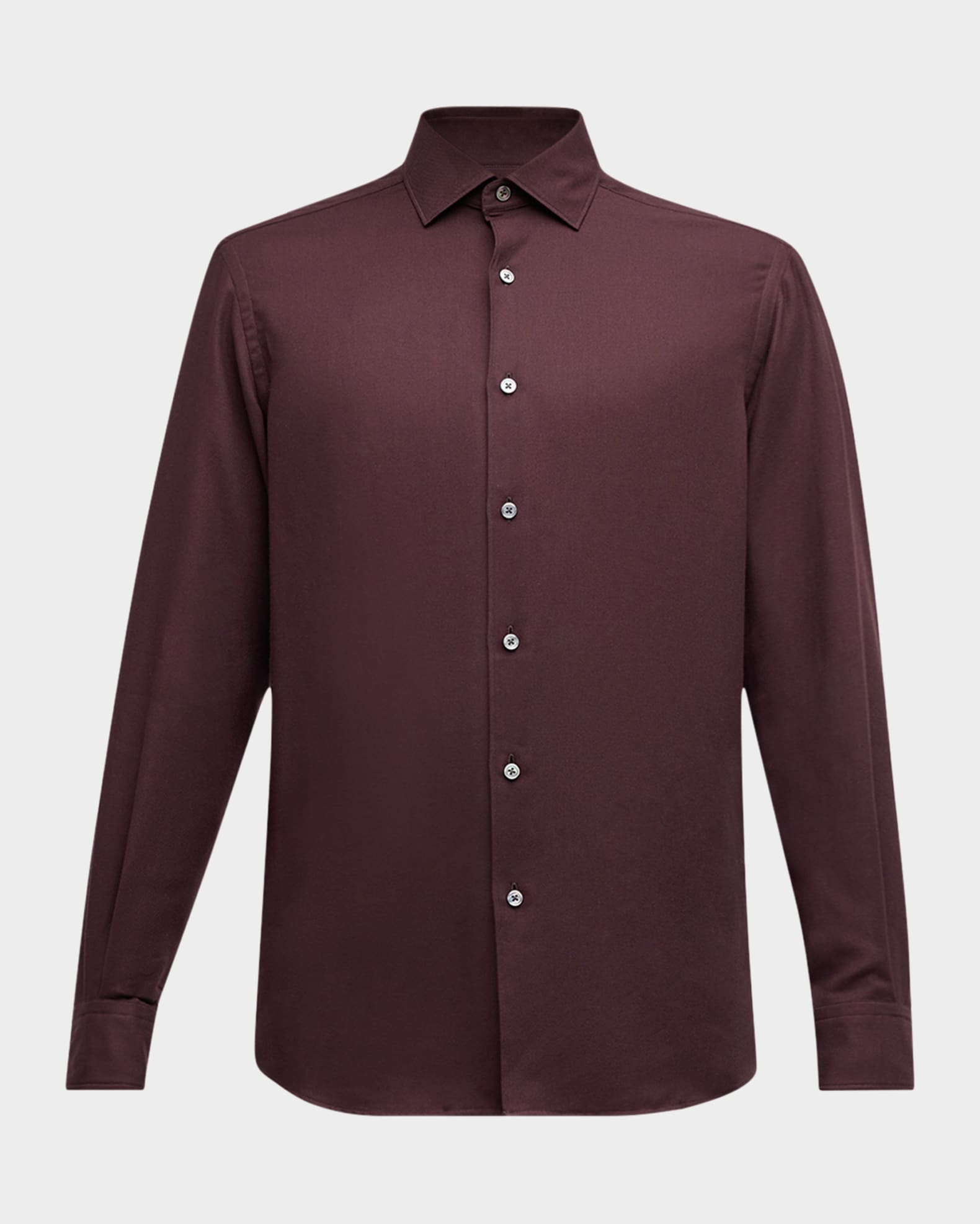 ZEGNA Men's Cashco Cotton and Cashmere Sport Shirt | Neiman Marcus