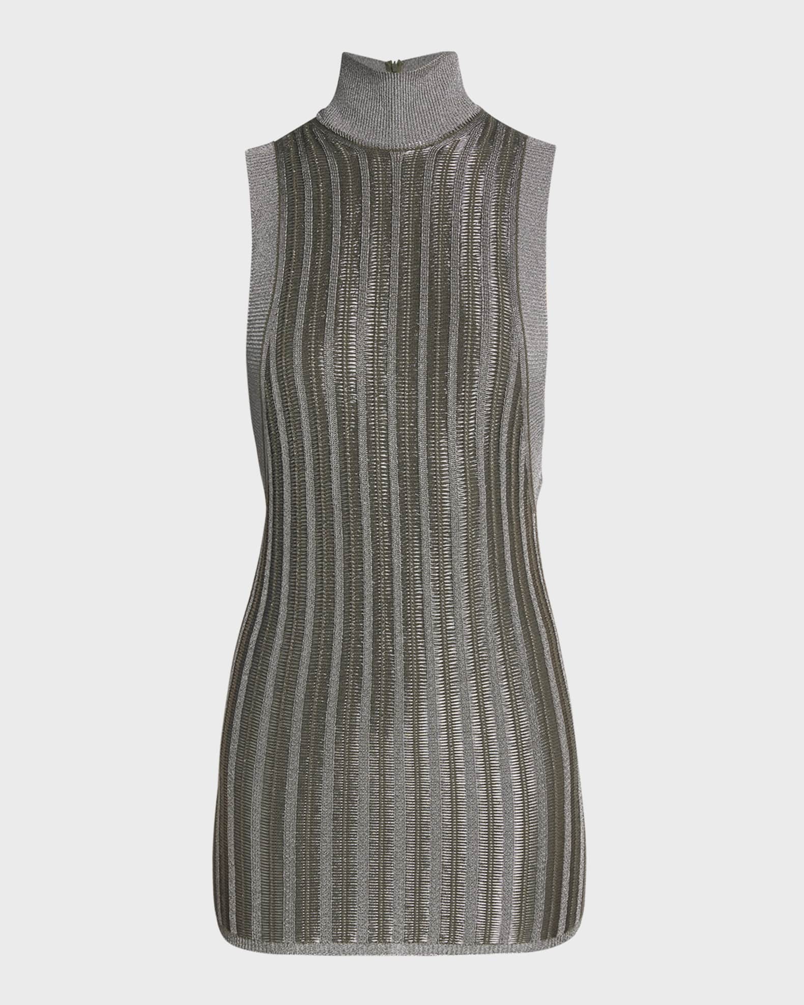 Tom Ford Lurex Ribbed Knit Mini Dress Neiman Marcus