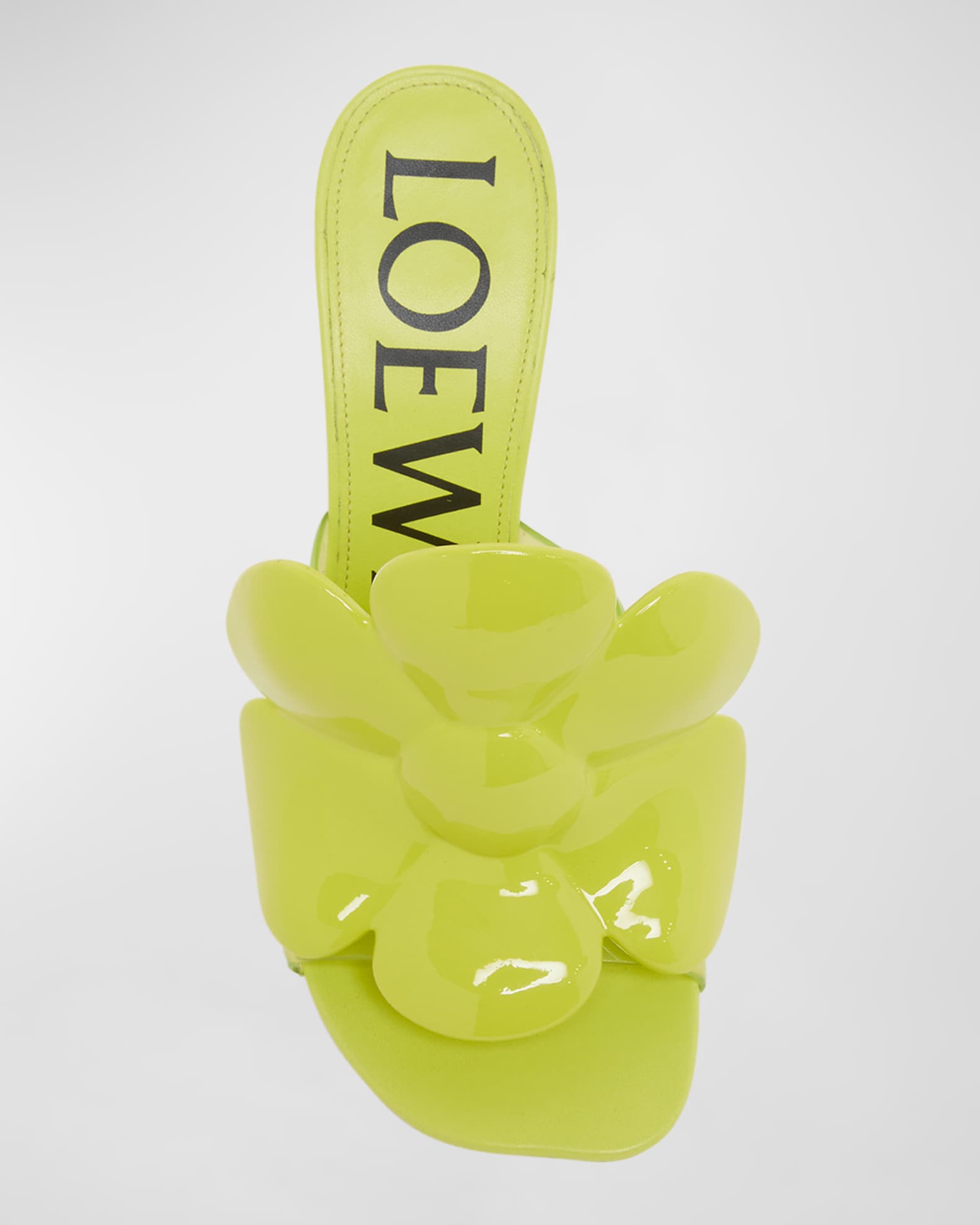 Loewe Flower Petal PVC Sandals | Neiman Marcus