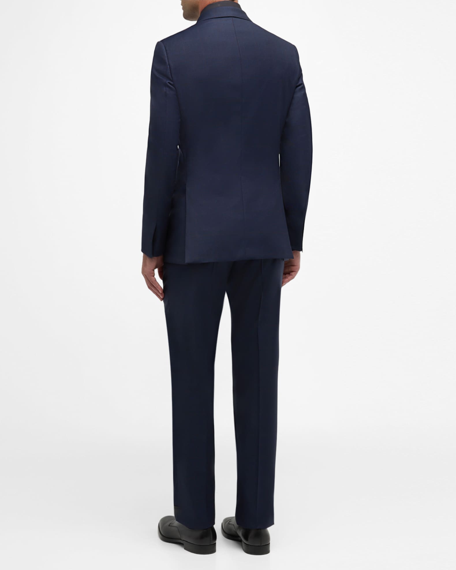 Brioni Men's Windowpane Wool Suit | Neiman Marcus