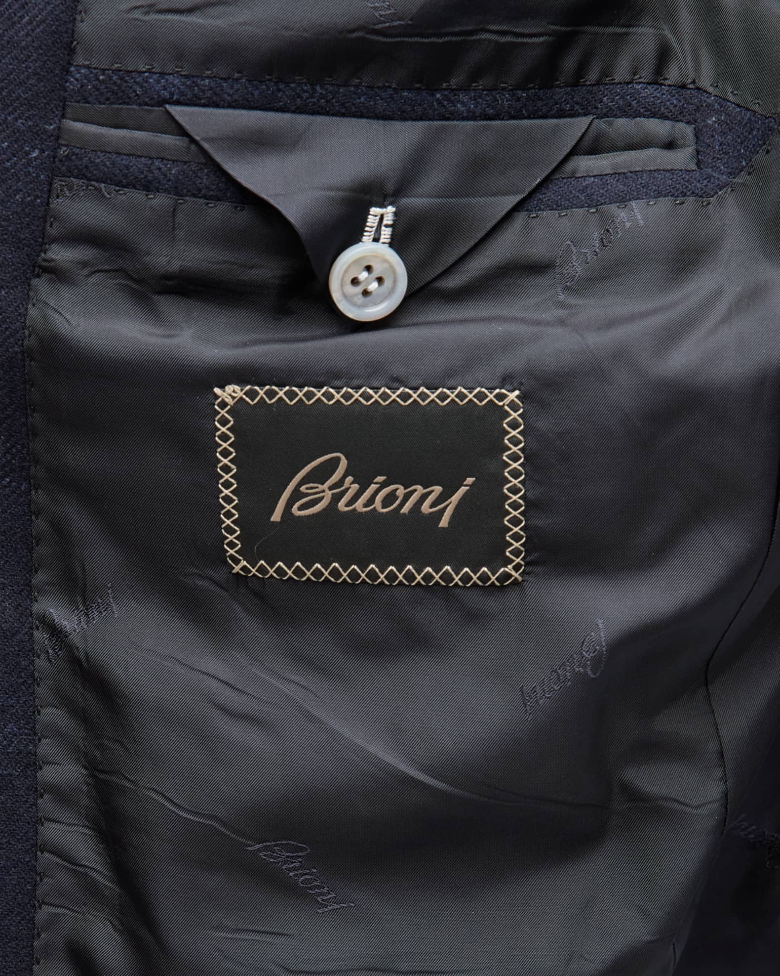 Brioni Men's Wool-Cashmere Windowpane Sport Coat | Neiman Marcus