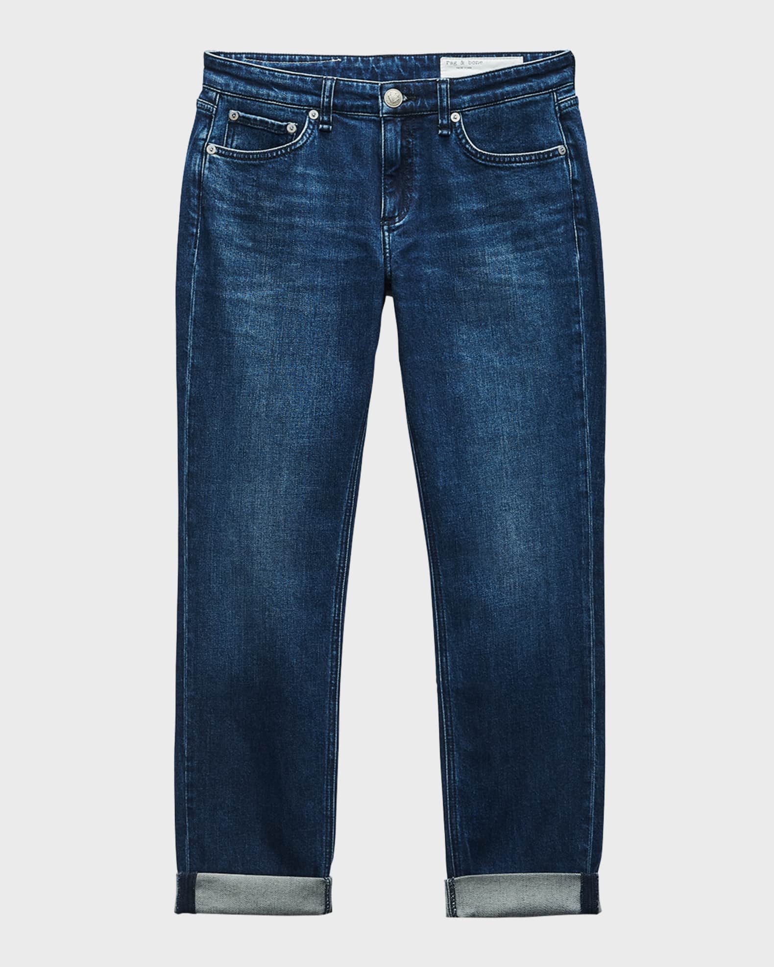 Rag & Bone Dre Low-Rise Slim Boyfriend Jeans | Neiman Marcus