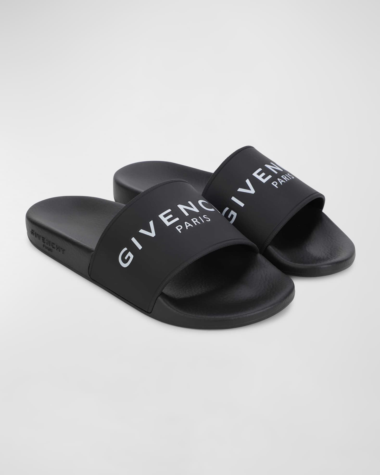 Givenchy Boy's Embossed Logo-Print Slides, Toddlers | Neiman Marcus